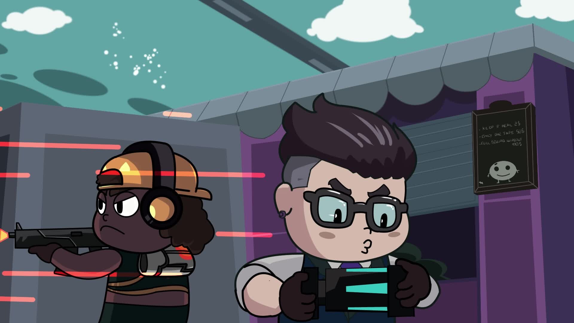 ArtStation - valorant cartoon animation scene 2