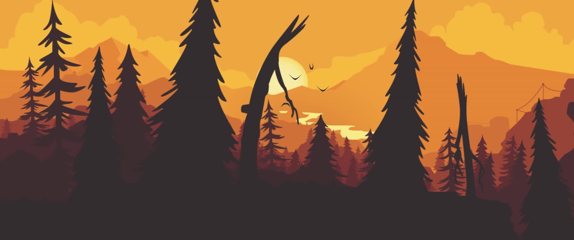 ArtStation - Firewatch Paralax Animation