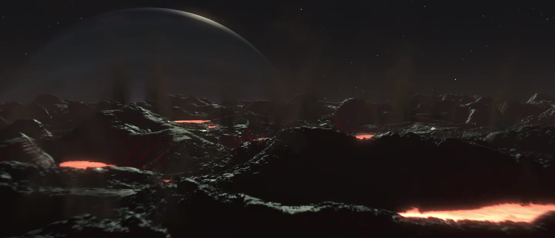 ArtStation - Volcanic planet environment study