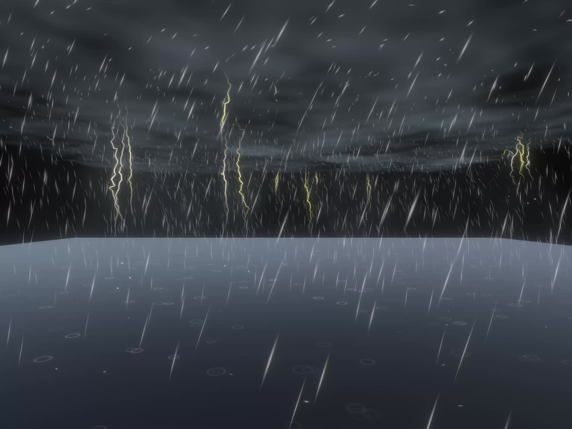 ArtStation - visualization of rain and lightning effects