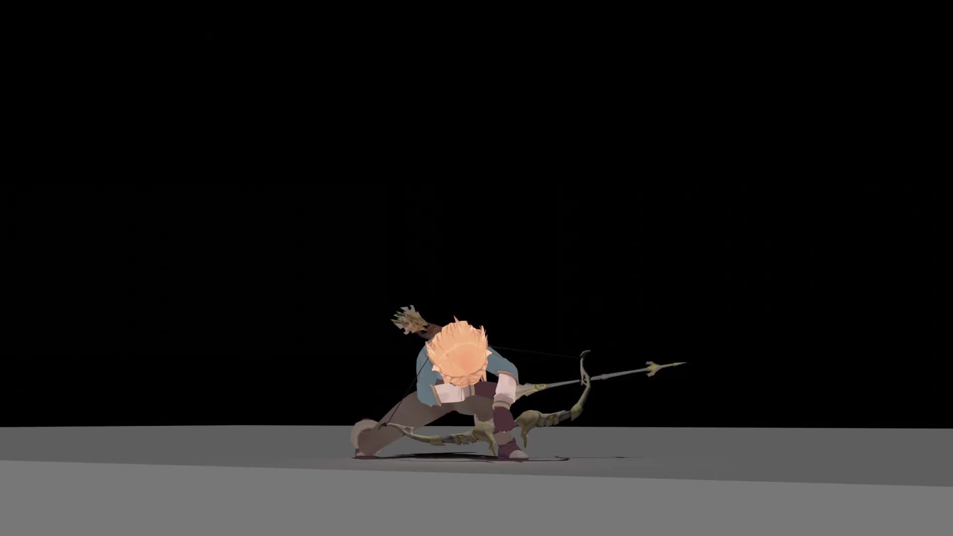 ArtStation - Jumping Bow Attack