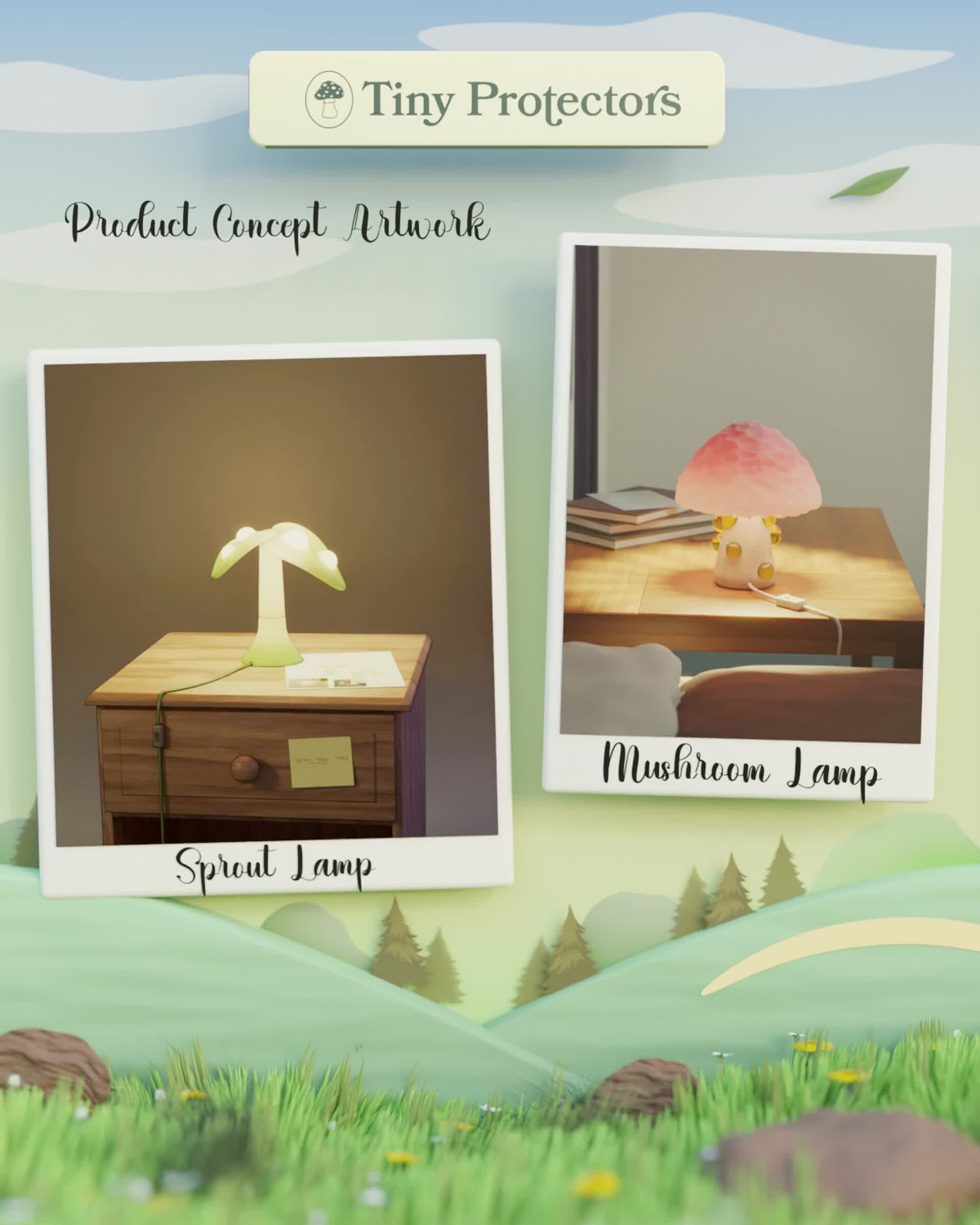 ArtStation - Tiny Protectors Lamp Concept Art