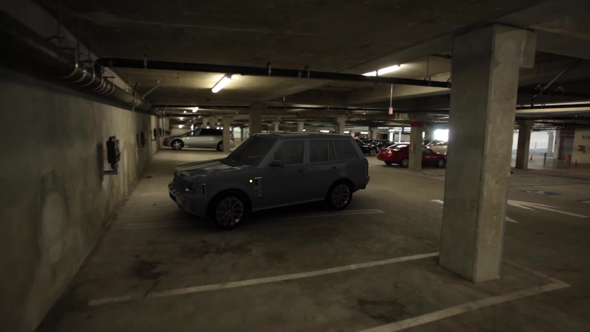 ArtStation - Parking Lot Compositing