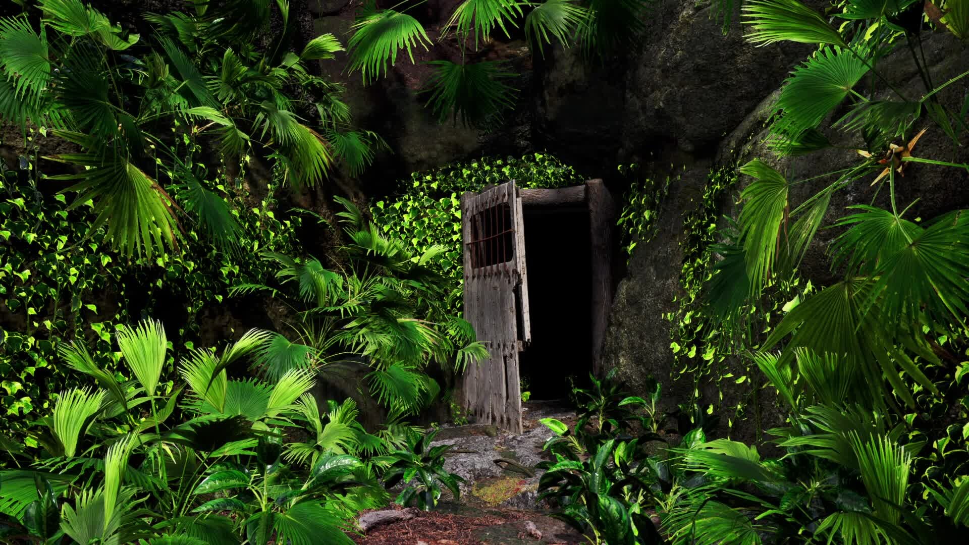 ArtStation - Forest Cave Study