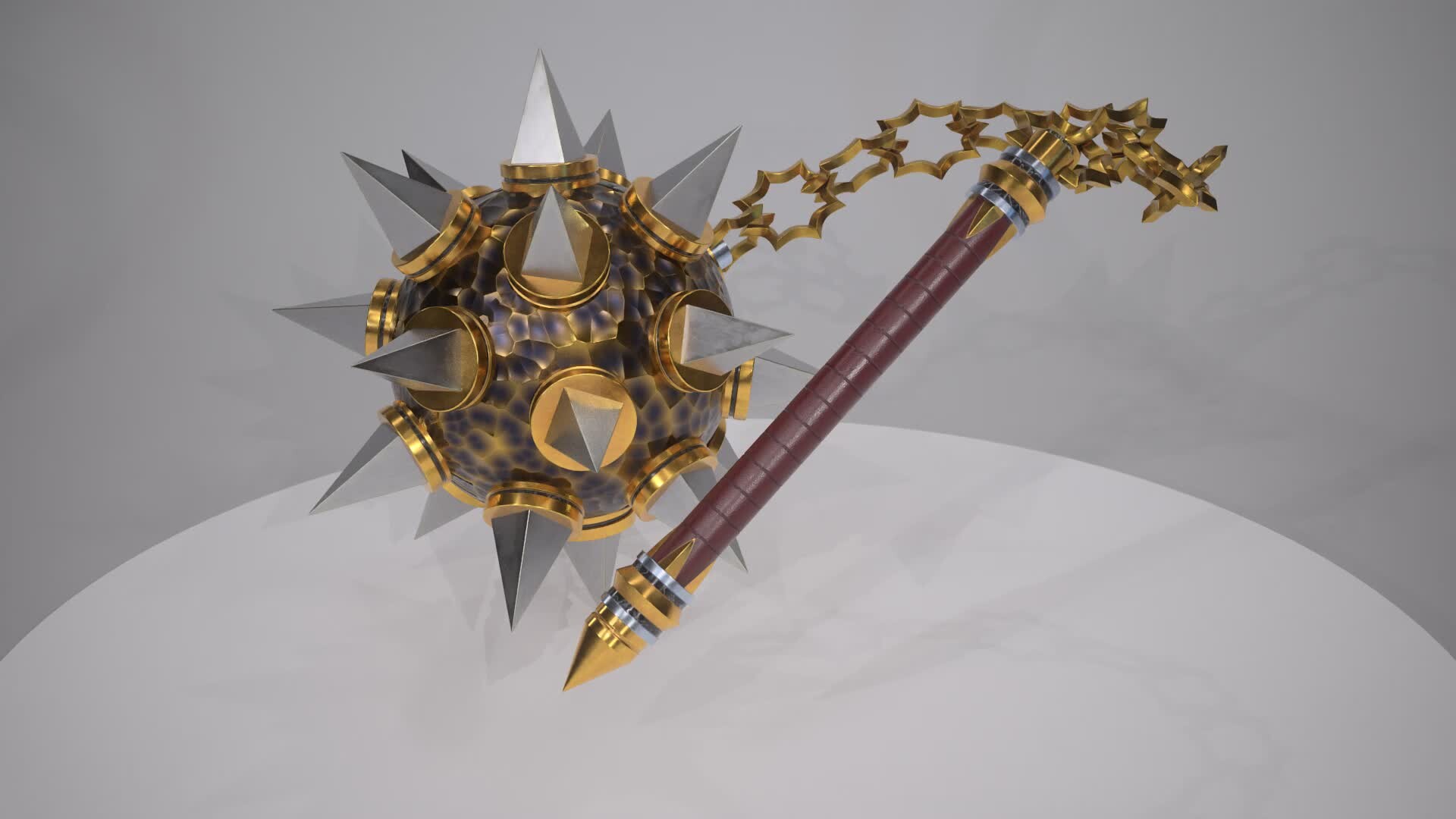 ArtStation - Gilded Flail: Weapon Practice