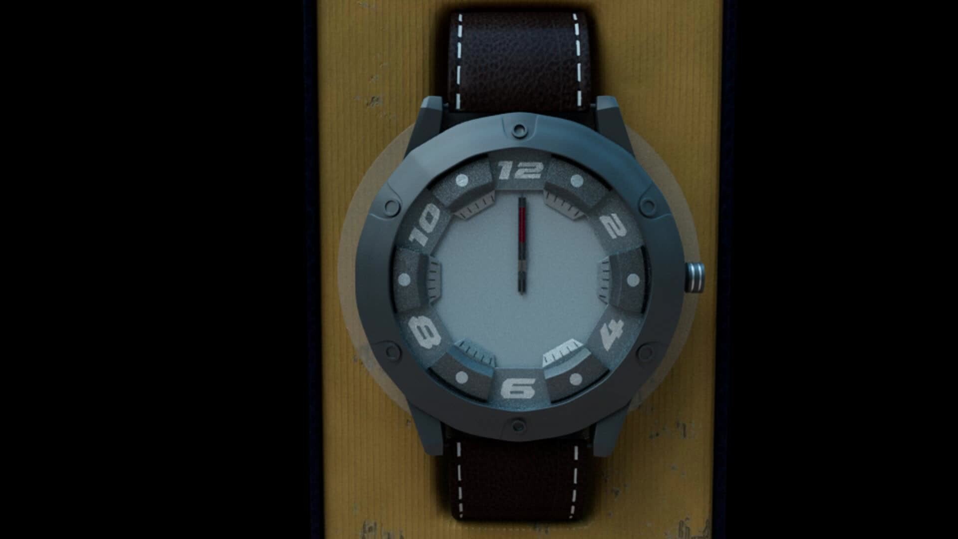 ArtStation - Mens sports watch