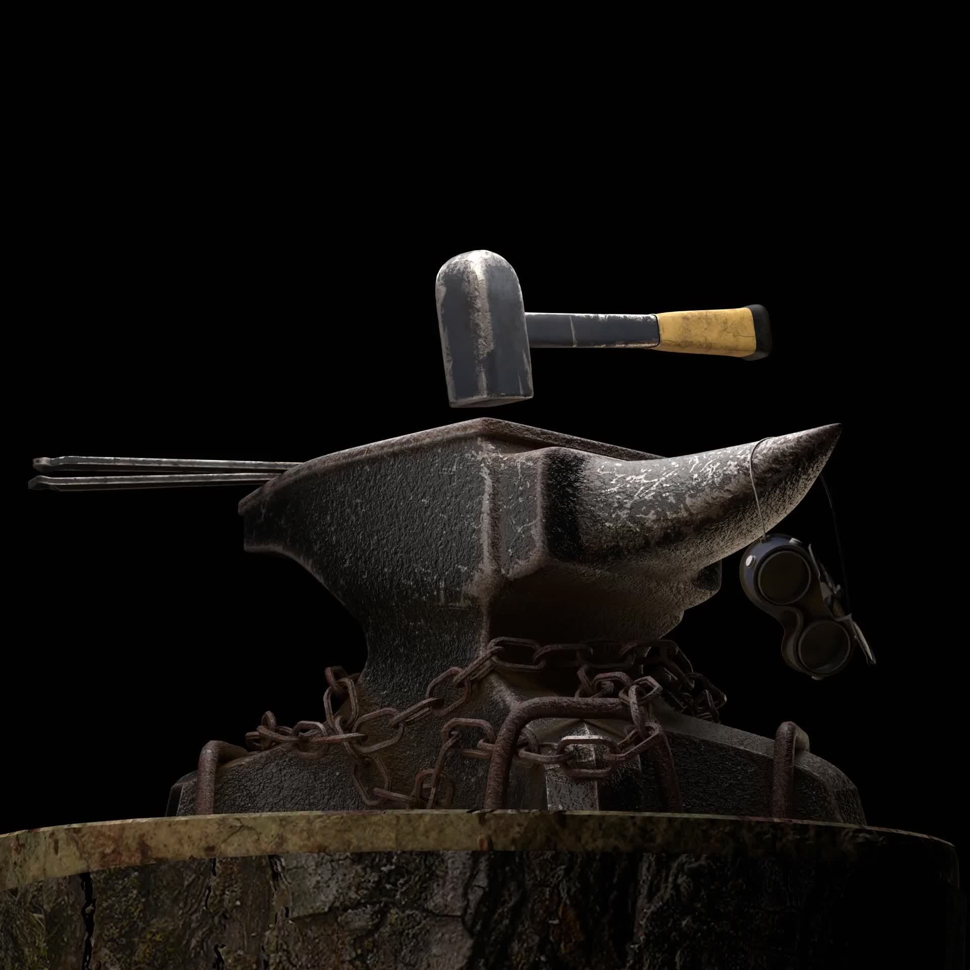 ArtStation - blacksmith anvil