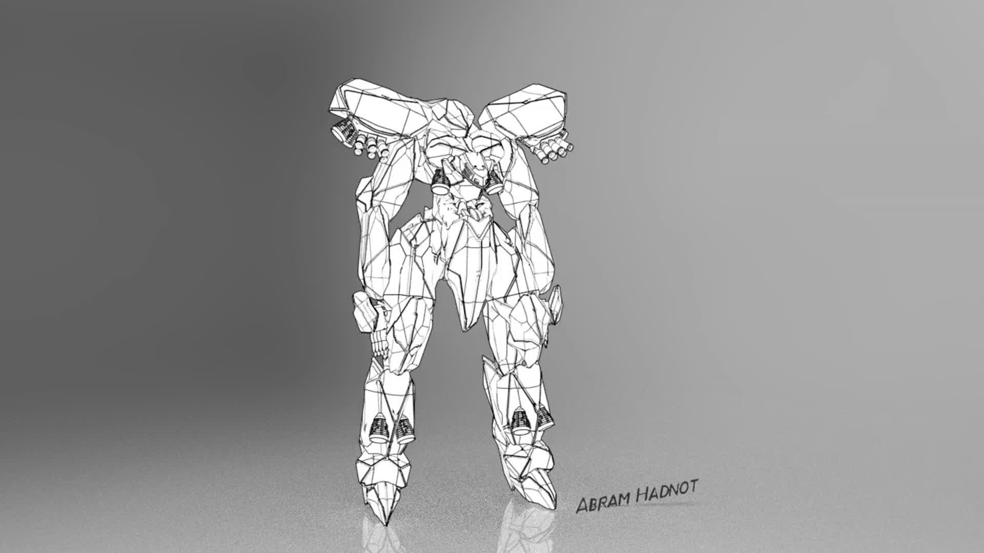 ArtStation - FCM[Frontline-Combat-Mech] Cudgel