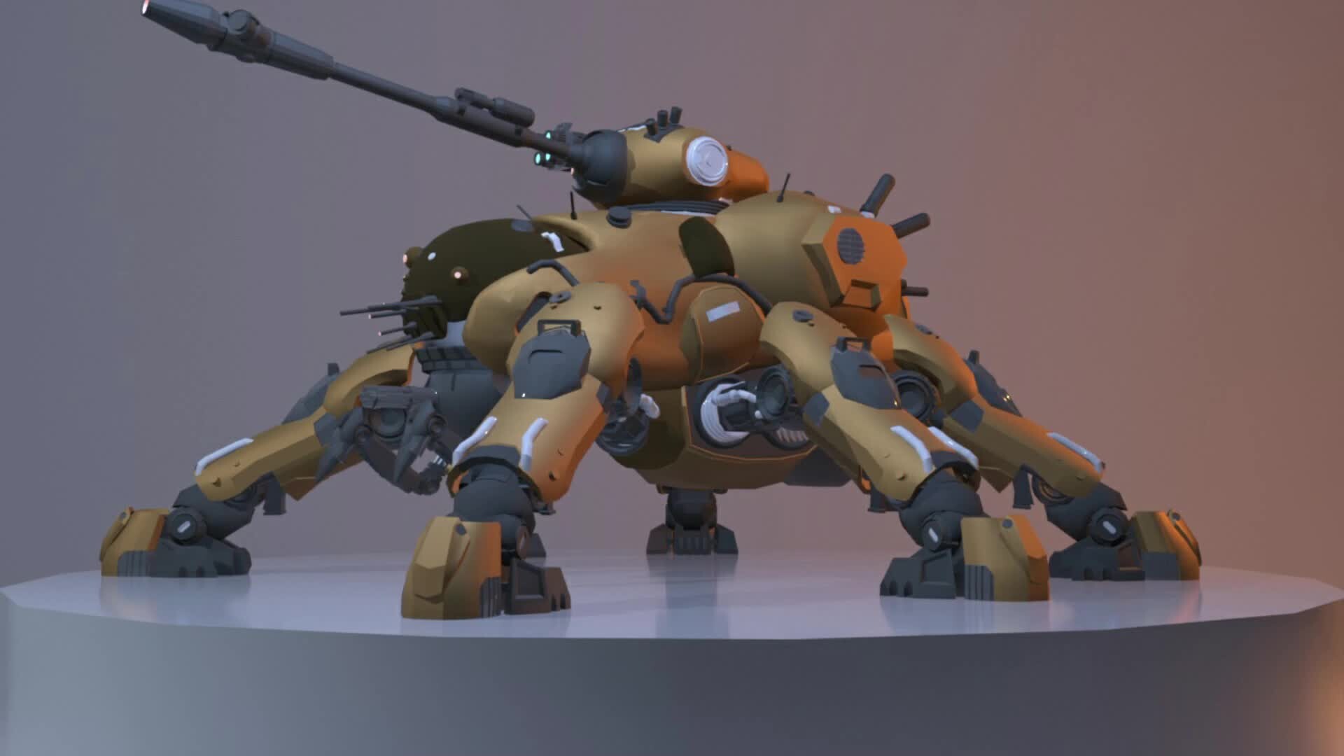 ArtStation - Fallen Devil Walker