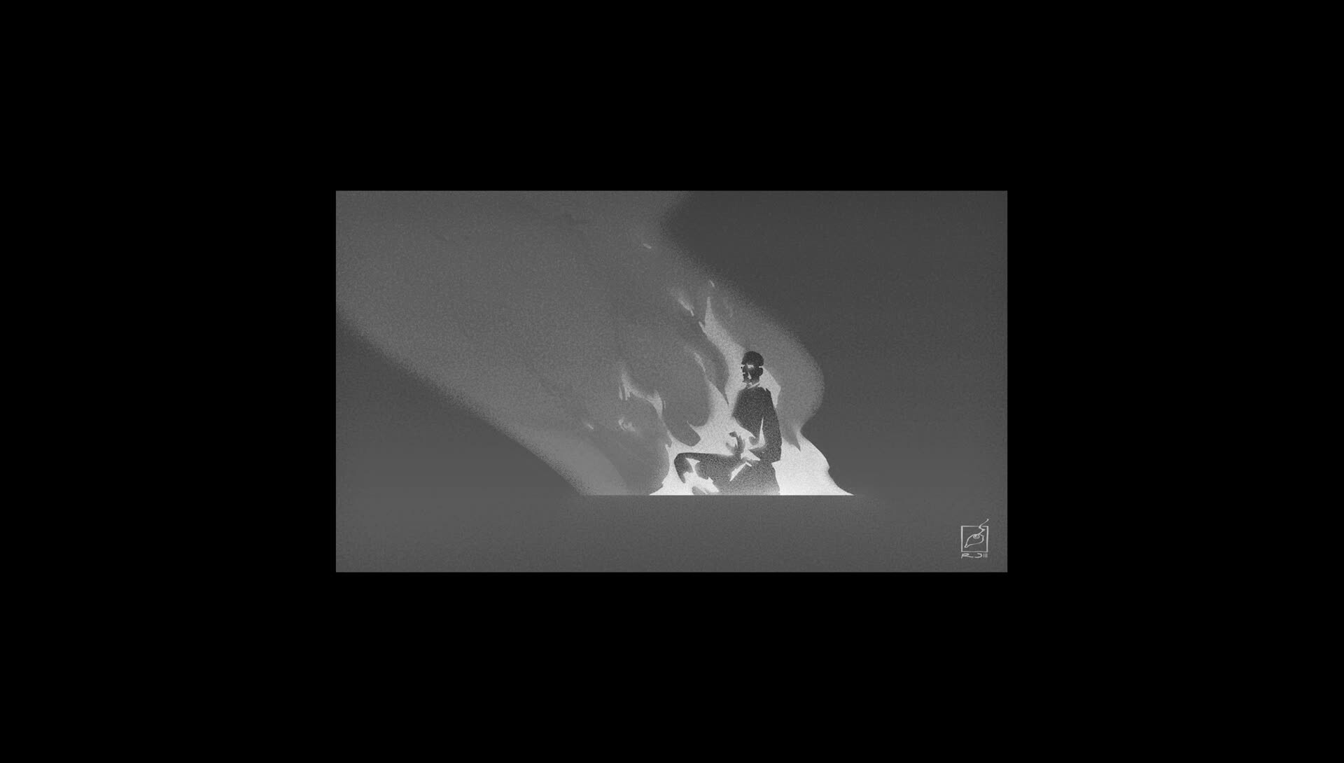 ArtStation - Burning Monk