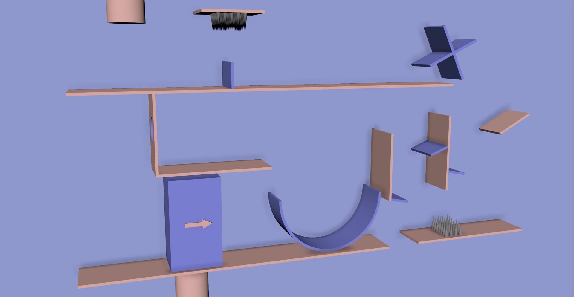 ArtStation - Bouncing Ball and Obstacles