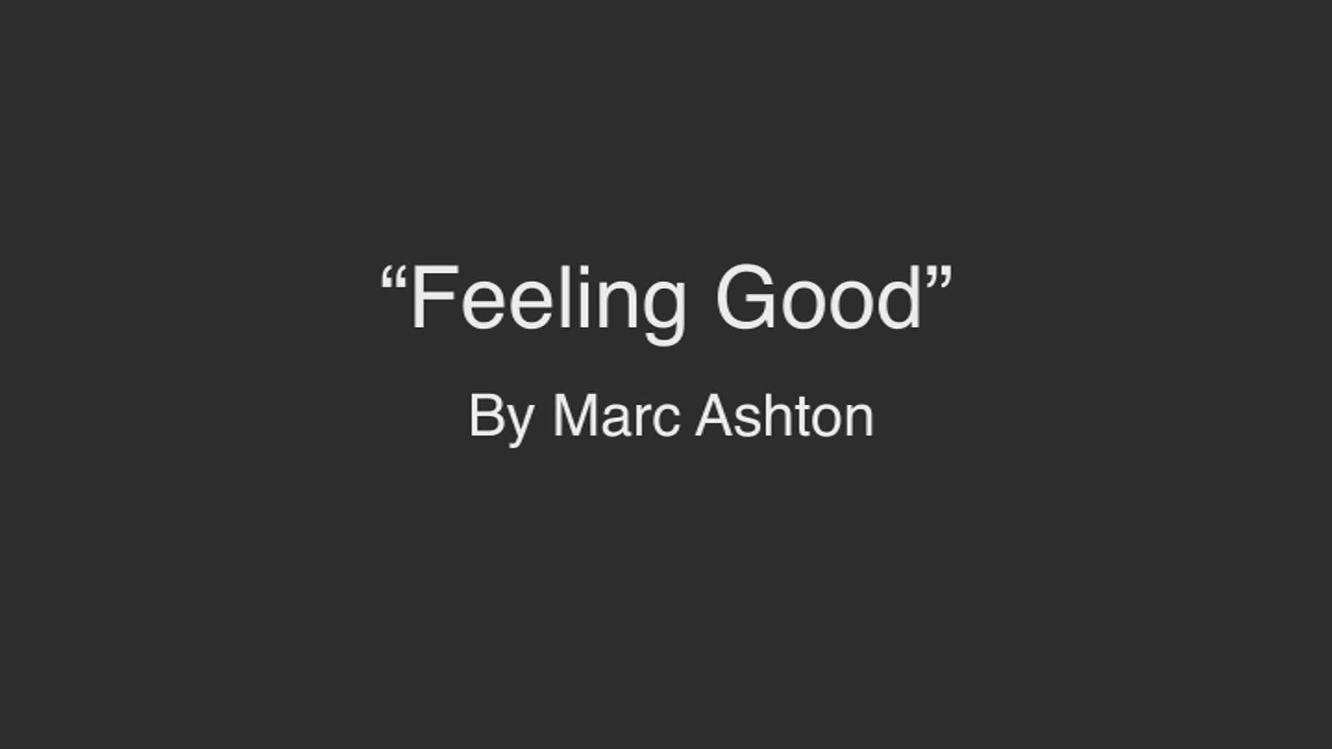 ArtStation - Feeling Good - Animation Reel
