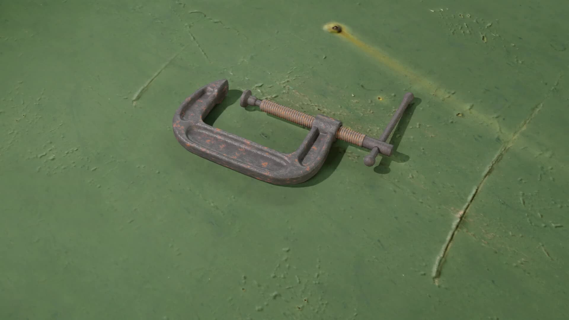 ArtStation - Rusty clamp (animated)