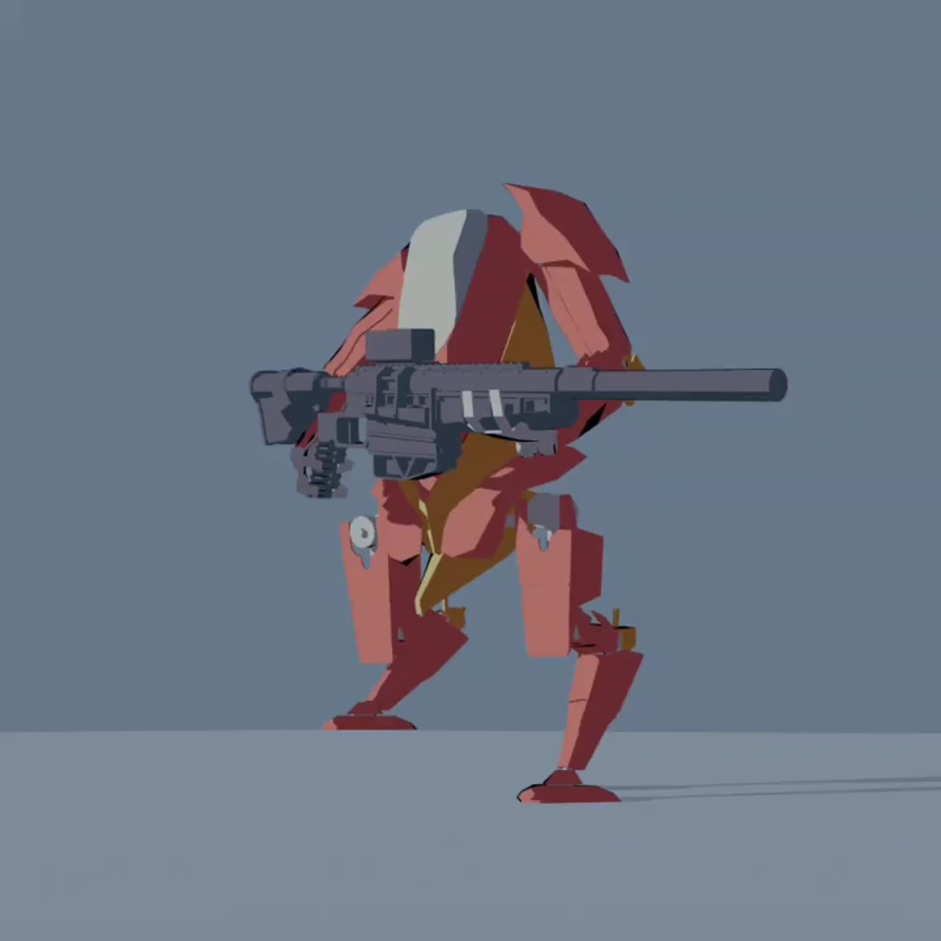 ArtStation - Manned Mech