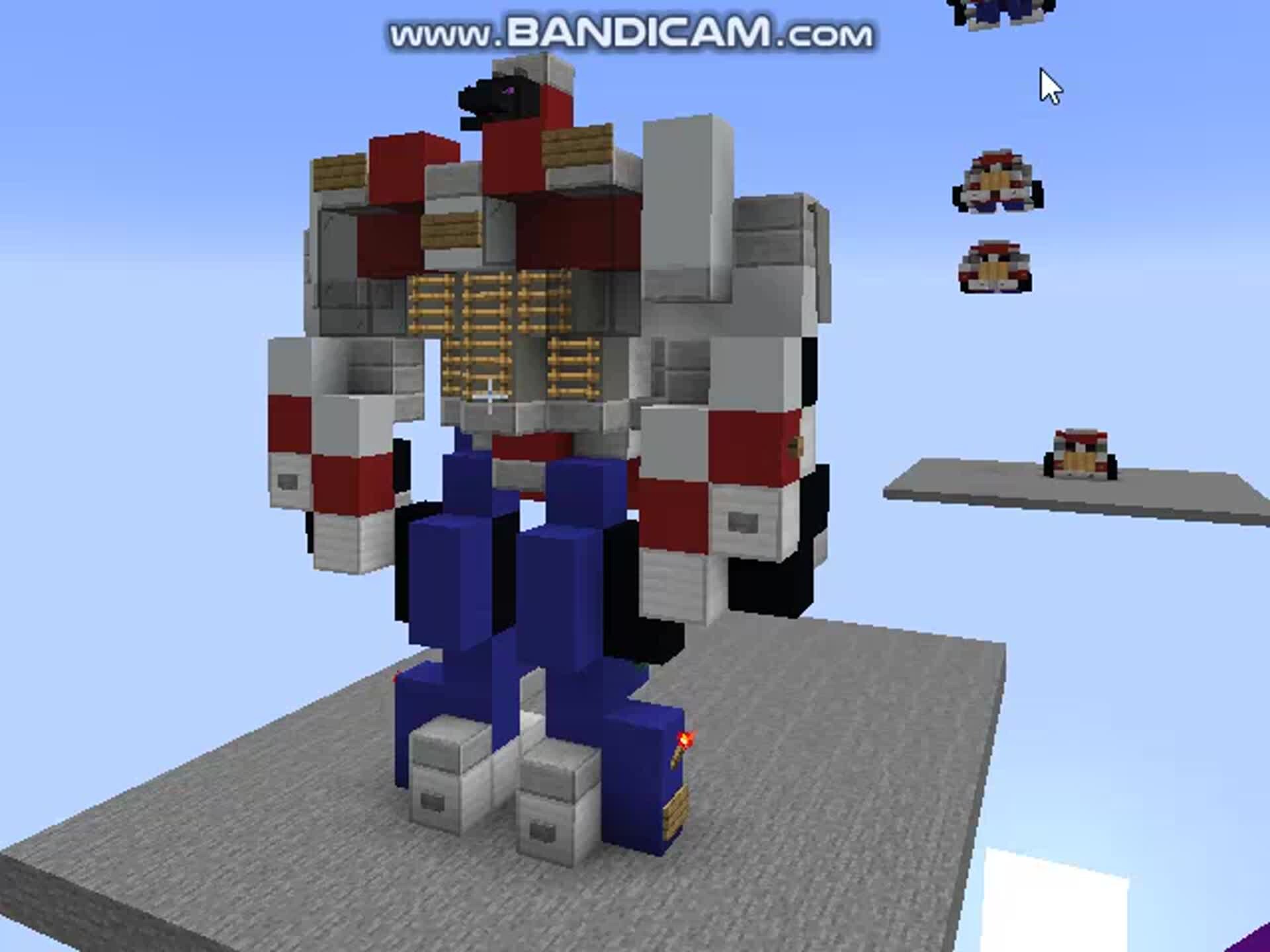 ArtStation - Optimus Prime Animation in Minecraft with Command Block