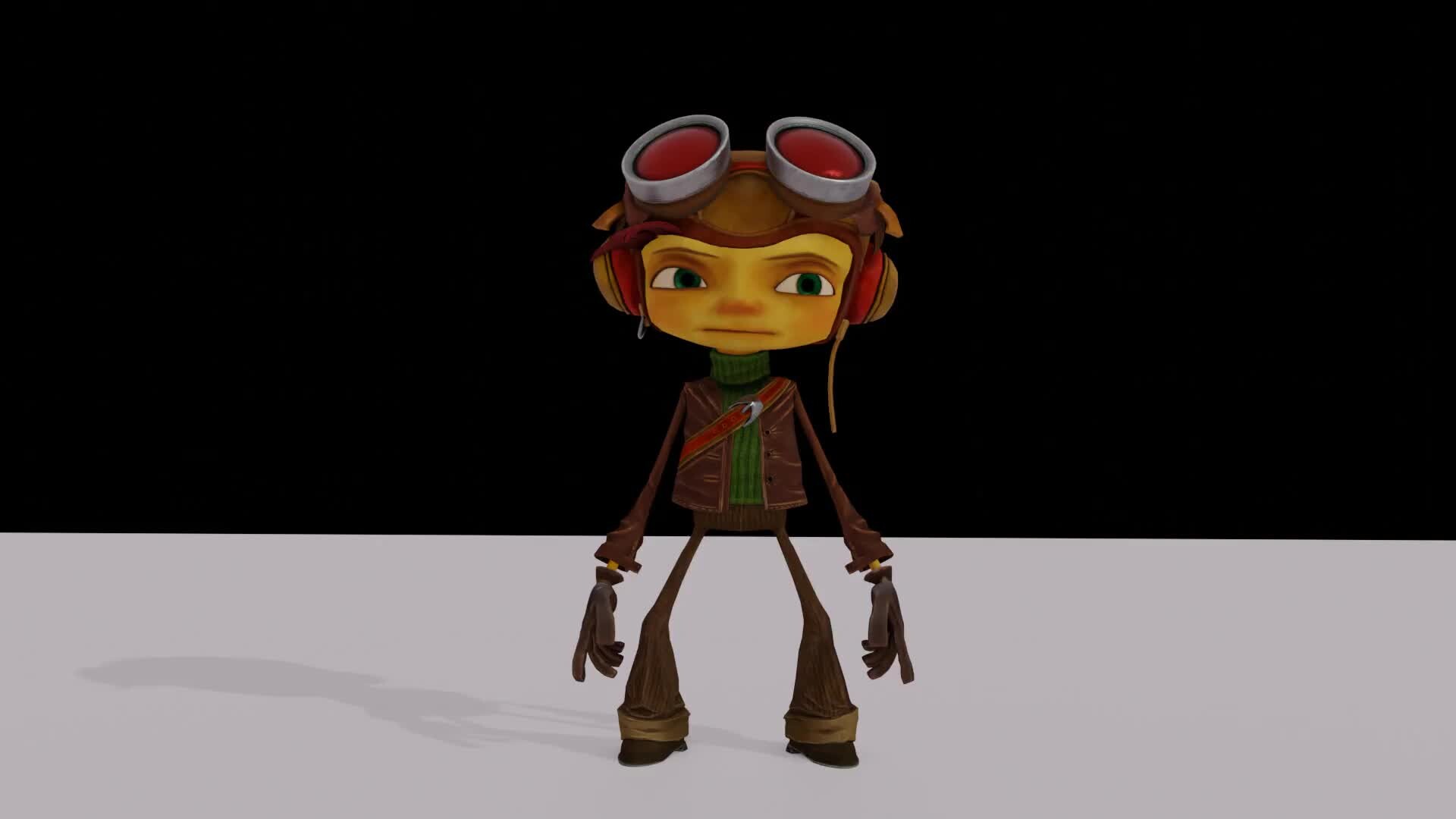 ArtStation - Psychonauts - Raz (Idle) Re-Animated