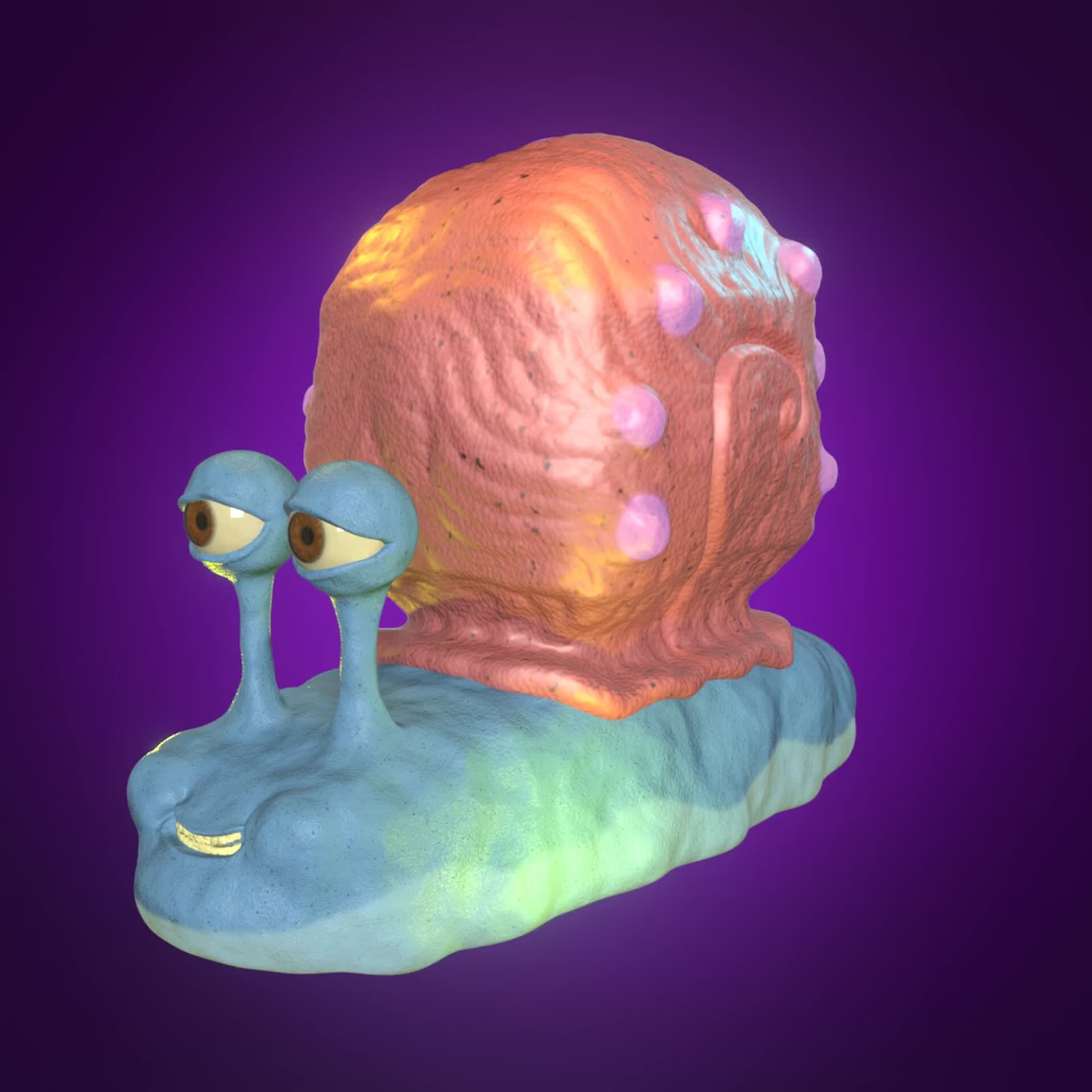 ArtStation - Gary - Bob Esponja