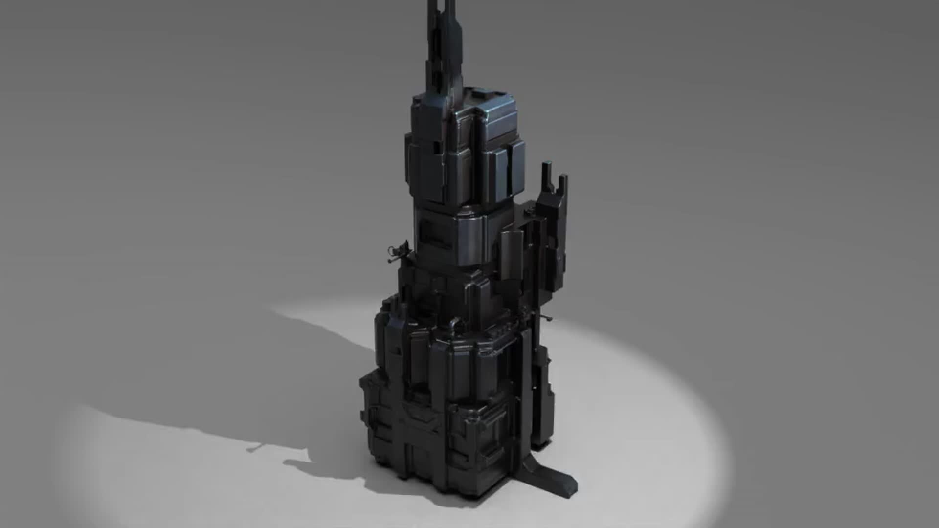 ArtStation - 10 min Sci-fi building practice