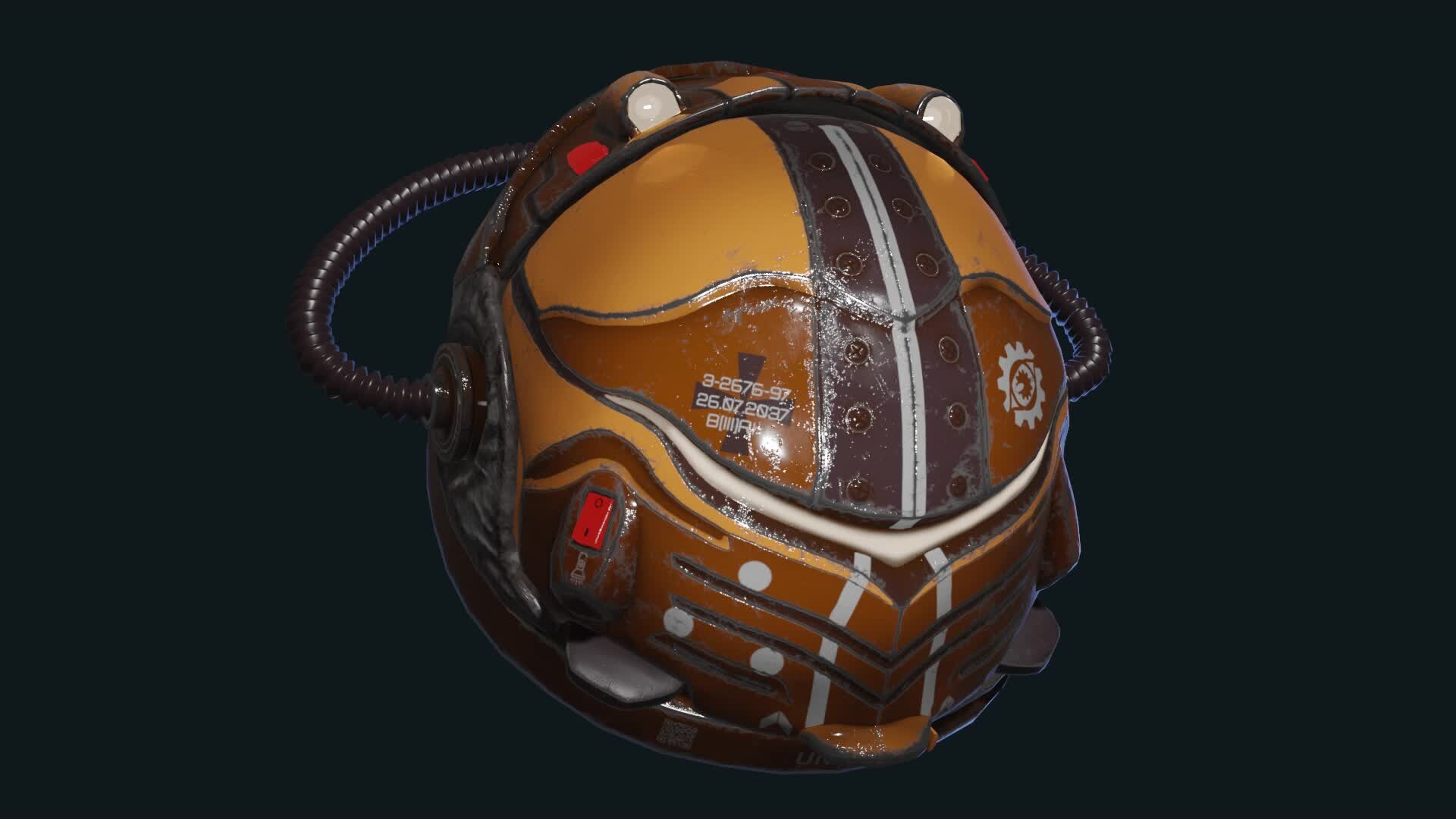 ArtStation - Space Helmet with remains
