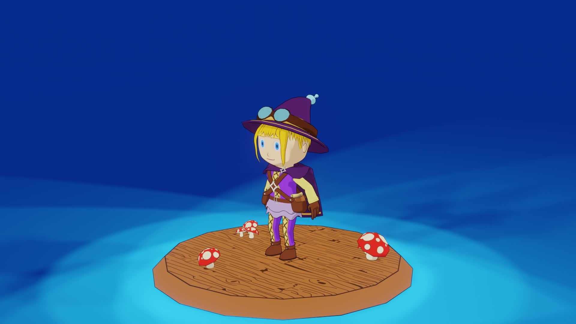 ArtStation - Witch/Alchemist Character Model with Rig and Animation