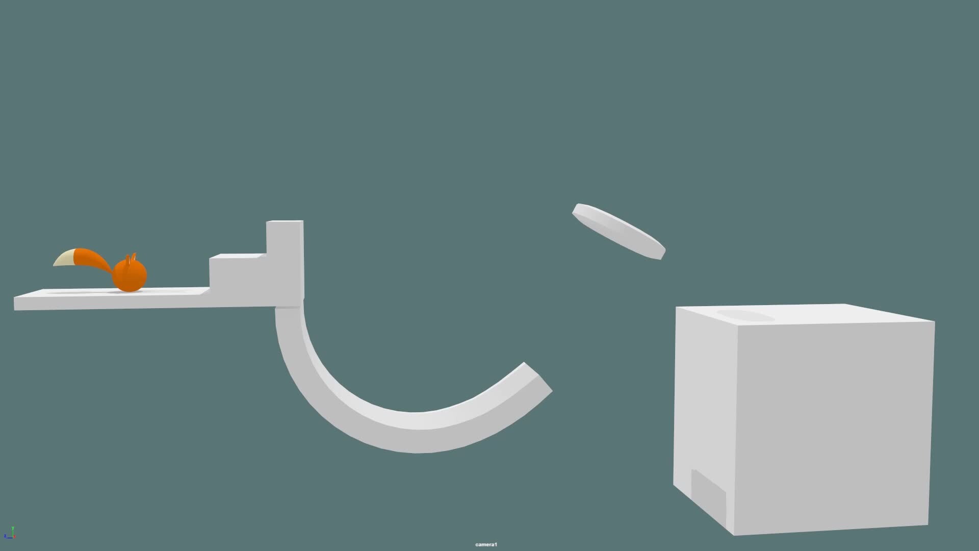 ArtStation - Bouncing Ball Fox Animation