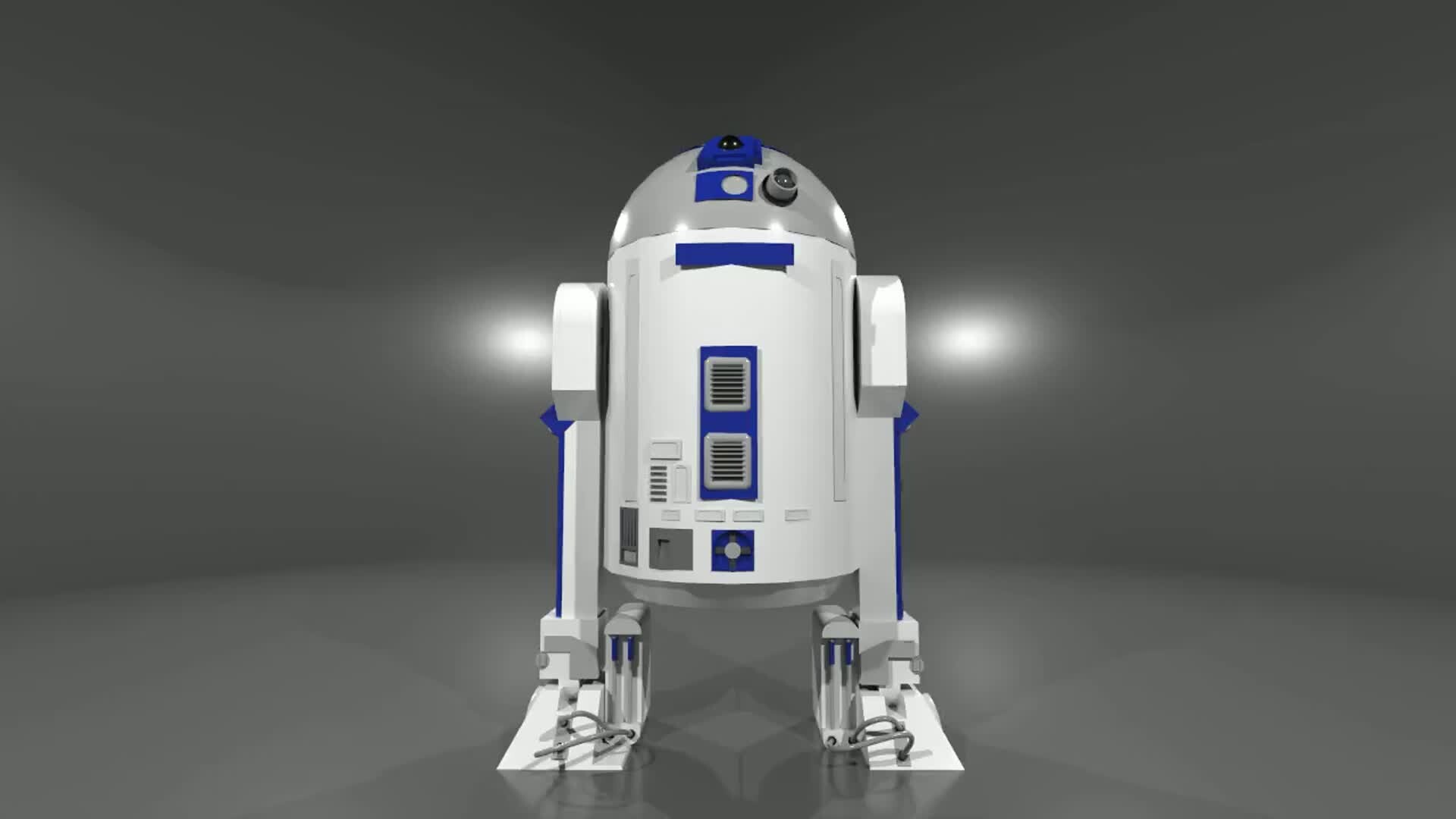 ArtStation - R2D2 3D Model