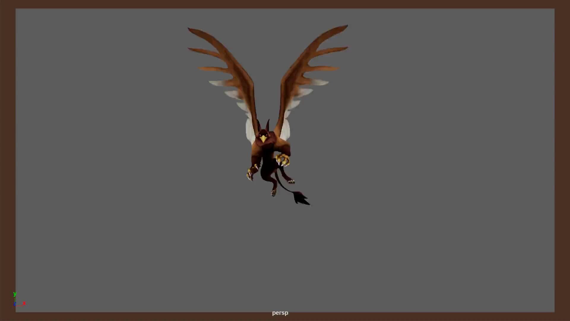 ArtStation - Griffon Flying Idle