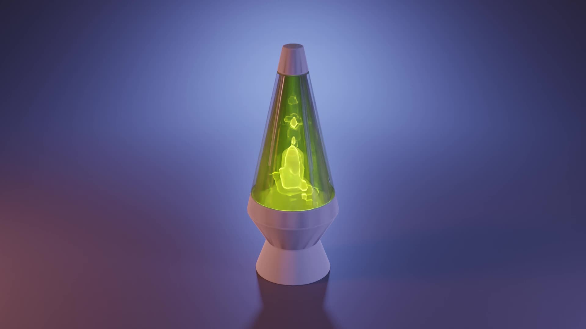 ArtStation - Low poly lava lamp
