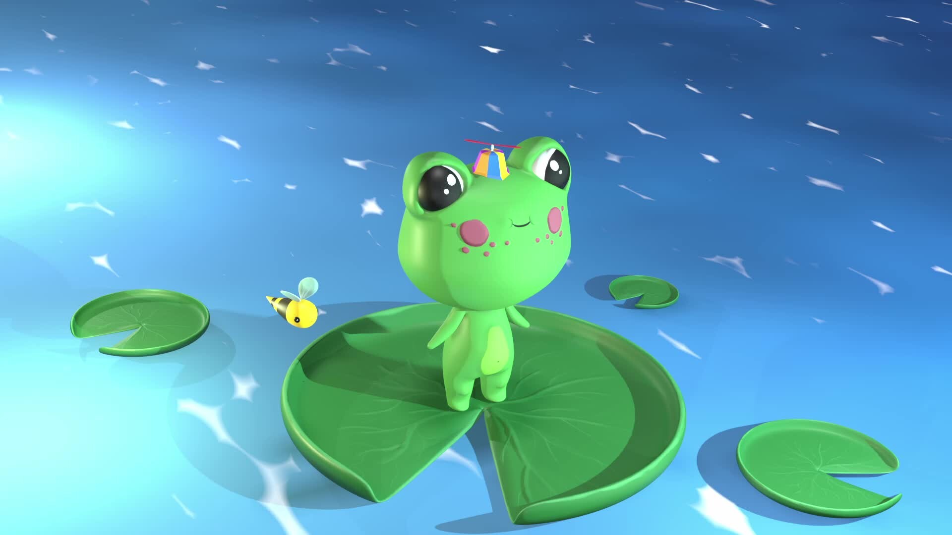 ArtStation - 3D Loop wallpaper animation