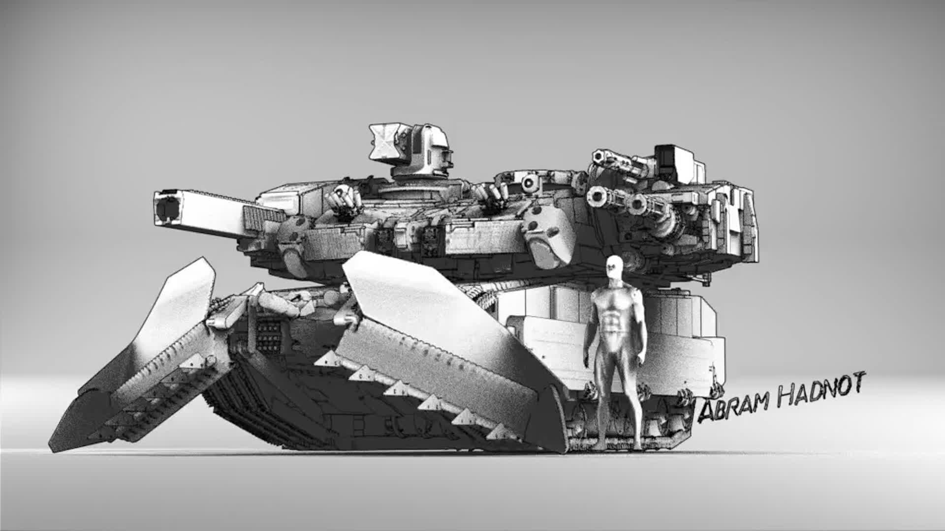 ArtStation - MBM Leonidas|Main Battle Mech|