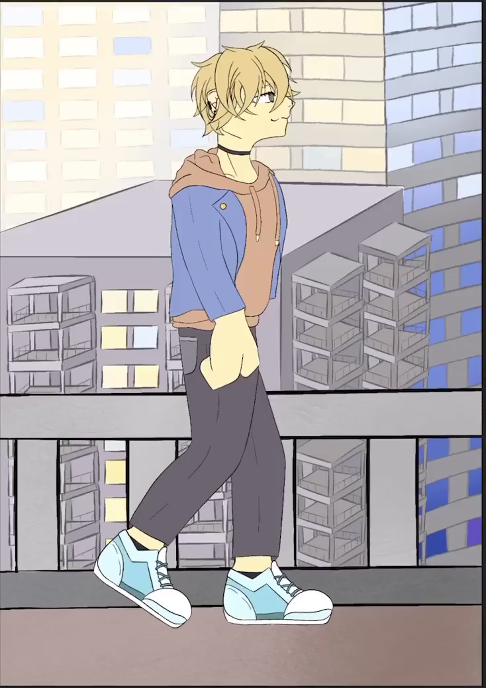 ArtStation - Frame-by-Frame Walk Cycle Animation