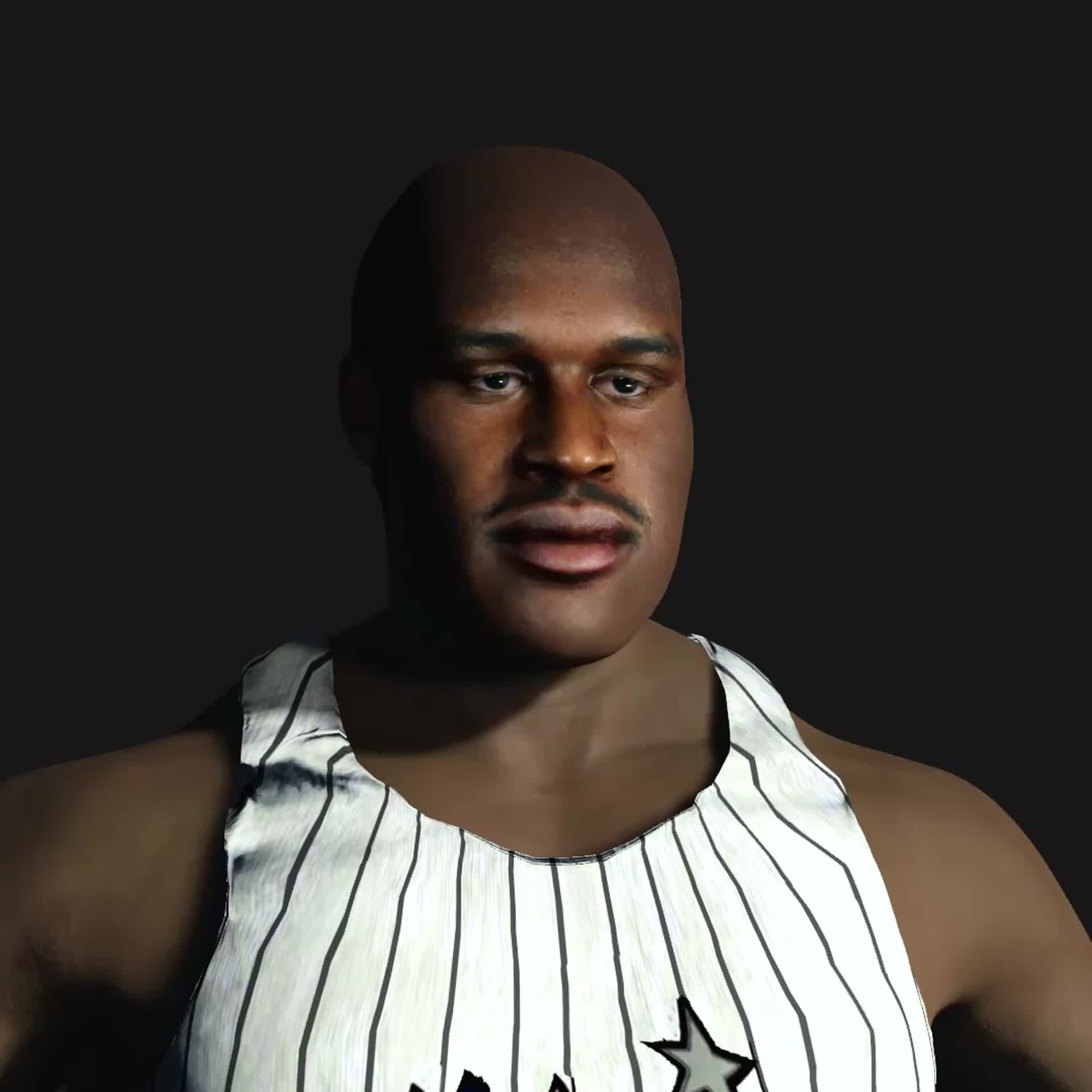 ArtStation - 1995 Orlando Magic Allstar SHAQ