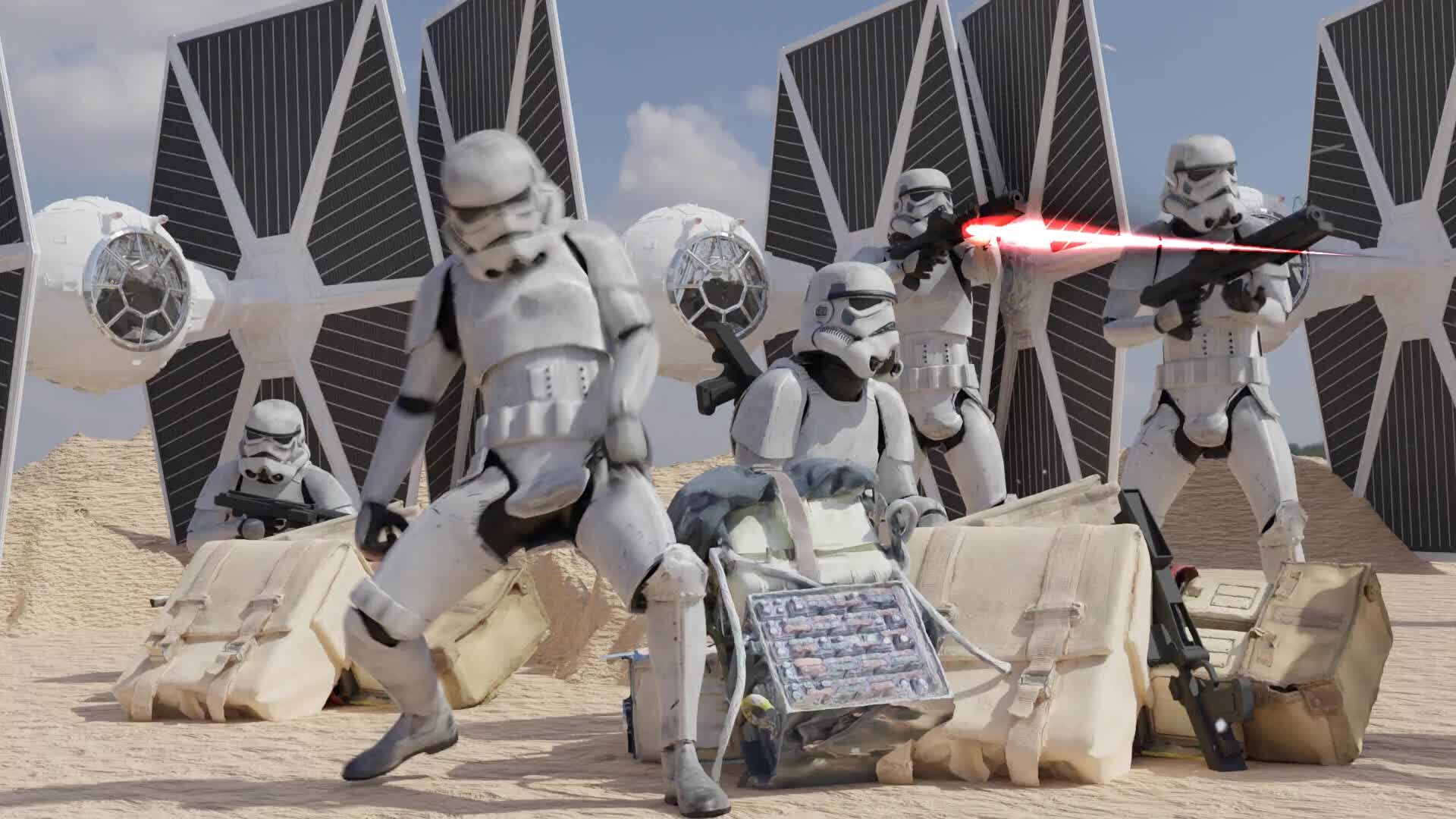 ArtStation - Star Wars battle