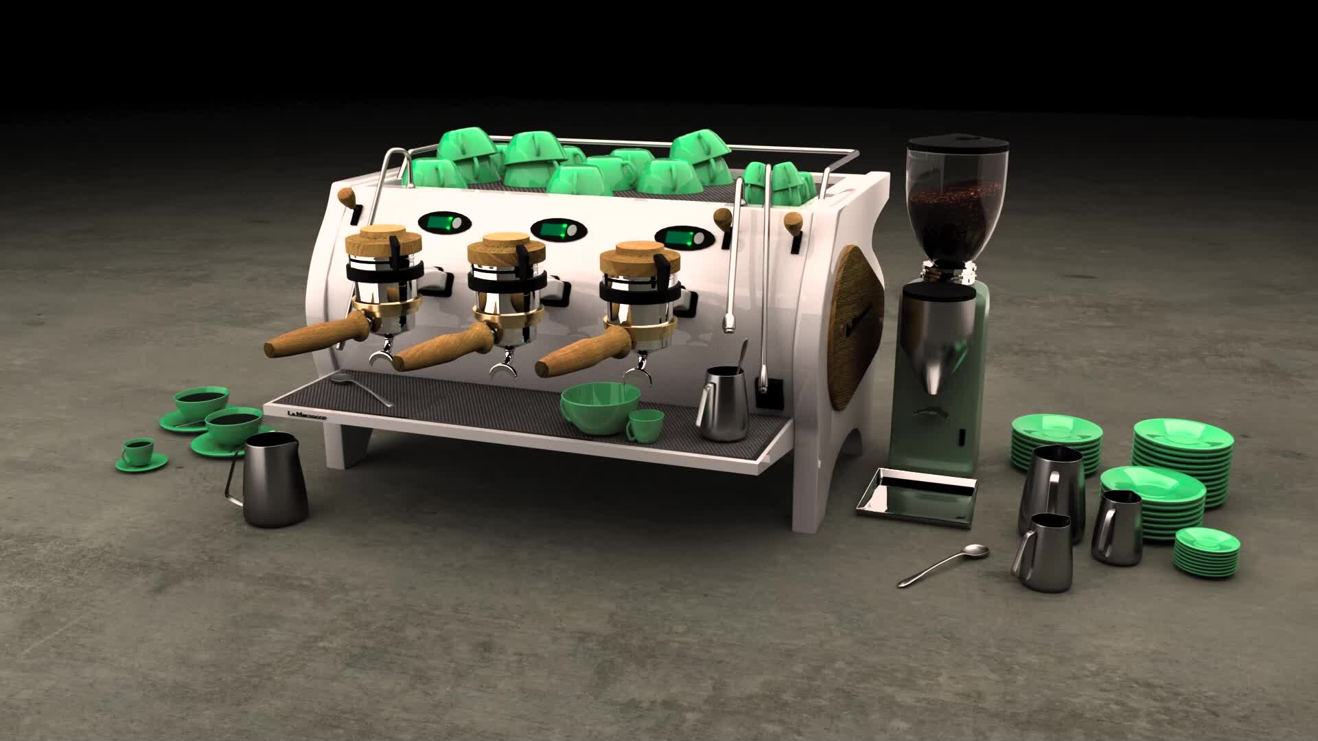 ArtStation - 3D Modelling - La Marzocco Strada Coffee Machine