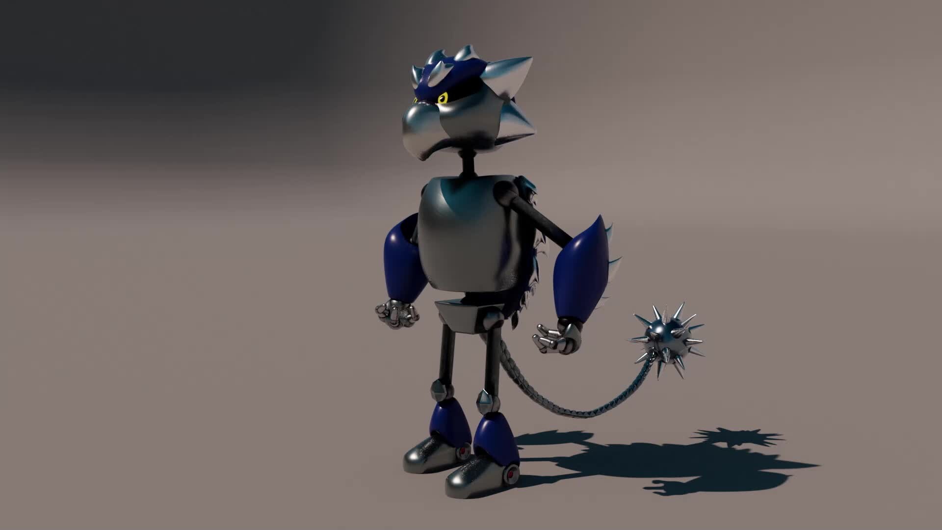 ArtStation - 3D Robot Dino Idle Animation