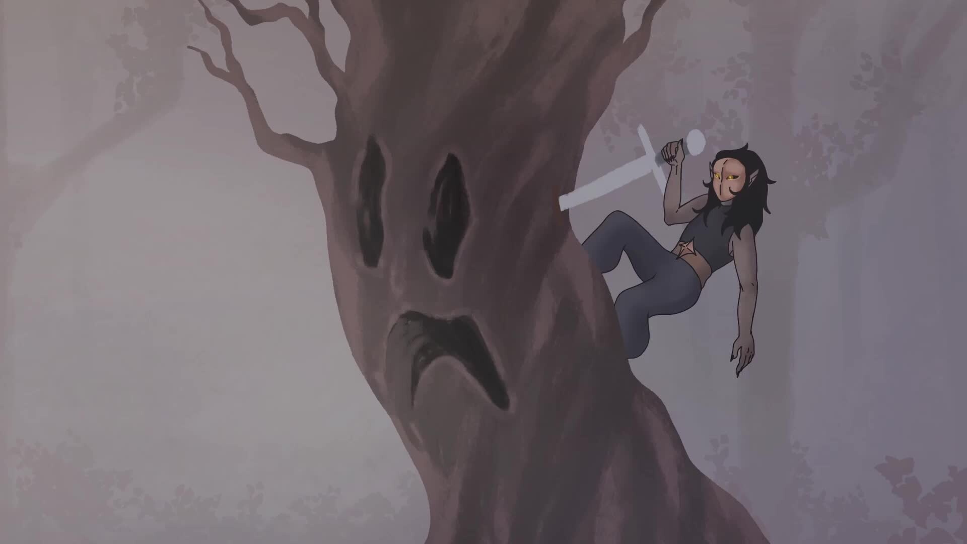 ArtStation - Breaking a Tree - Animation