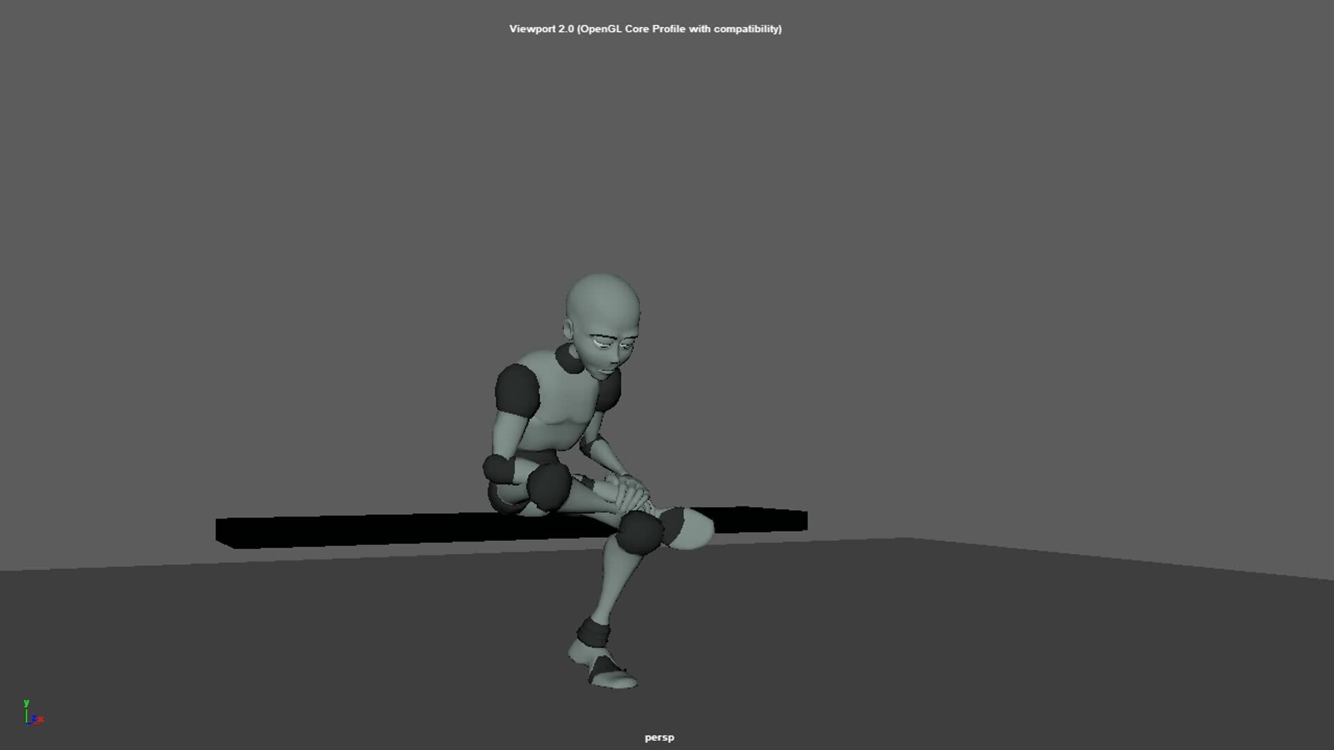 Larisa Dowhaniuk - Character Animation - Sit to Stand Exercise