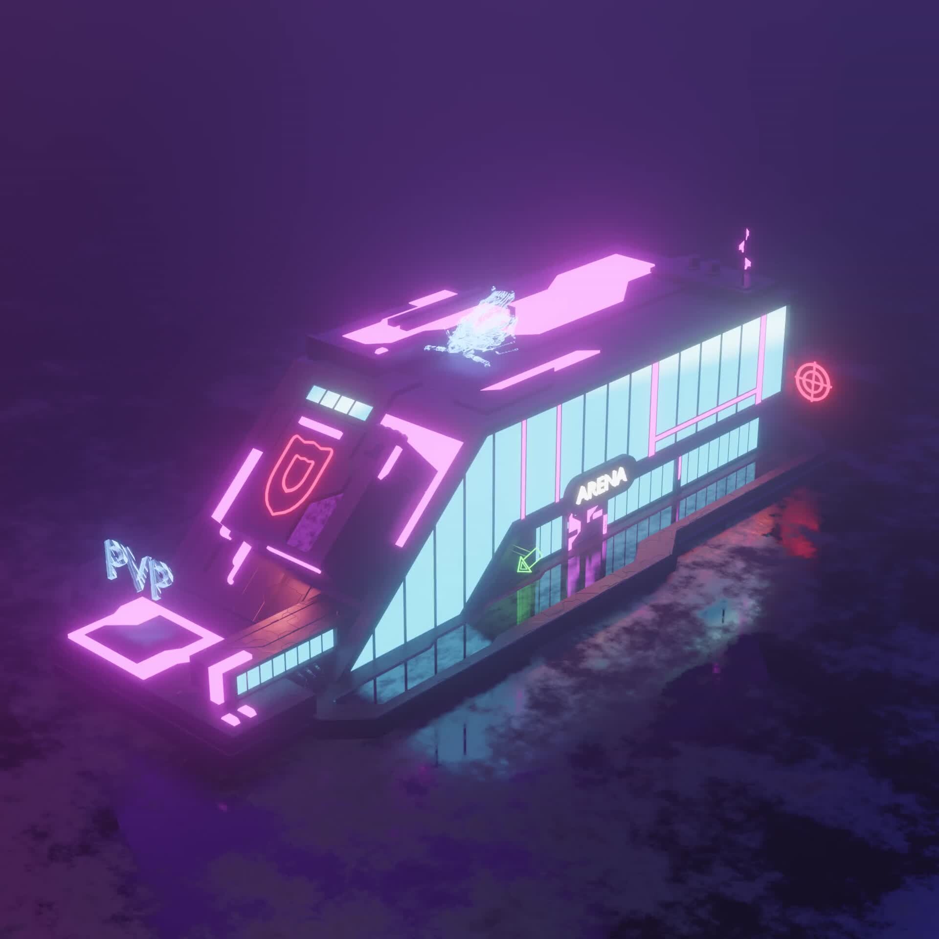 ArtStation - Building "PVP Arena"