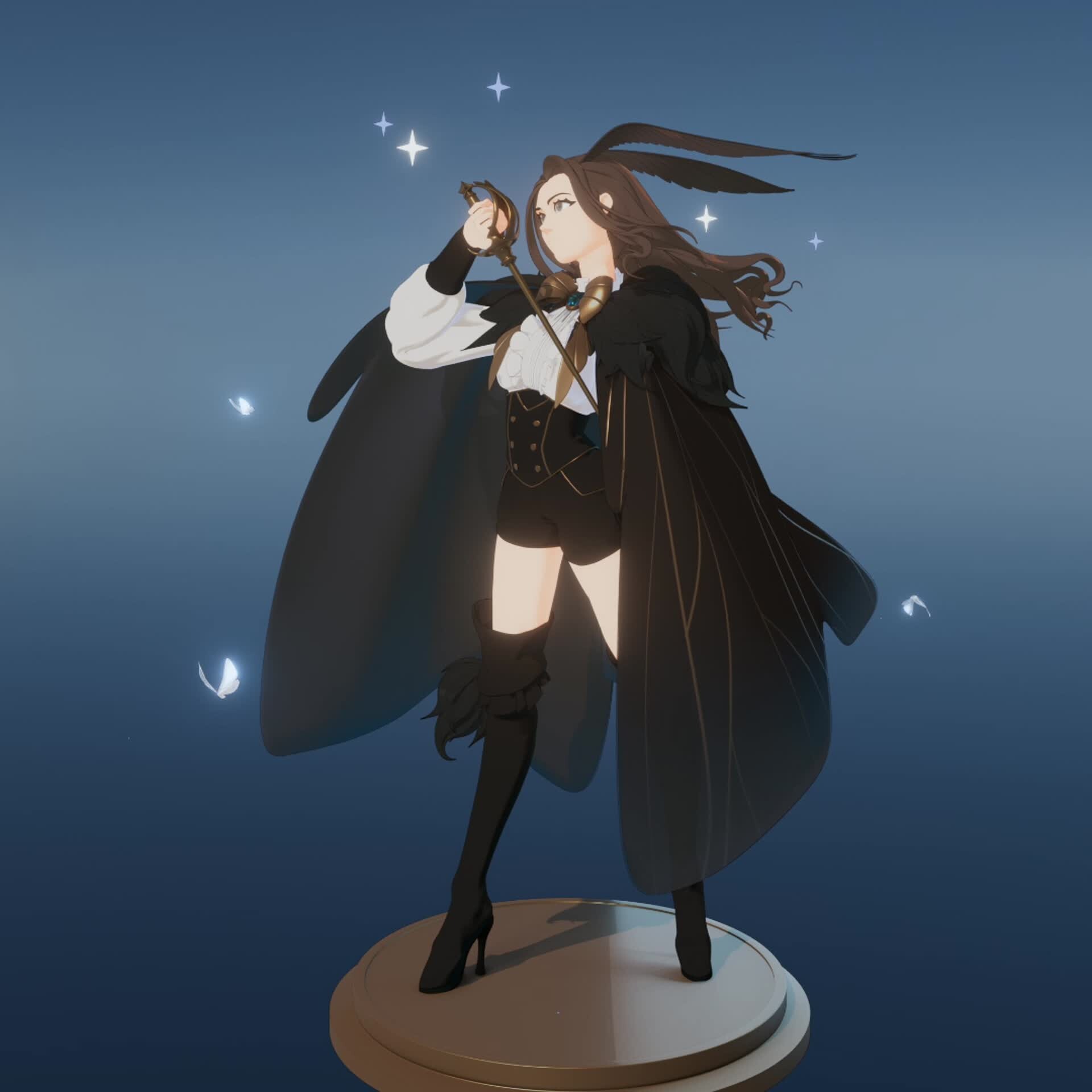 ArtStation - 《Moth》Character carving exercise