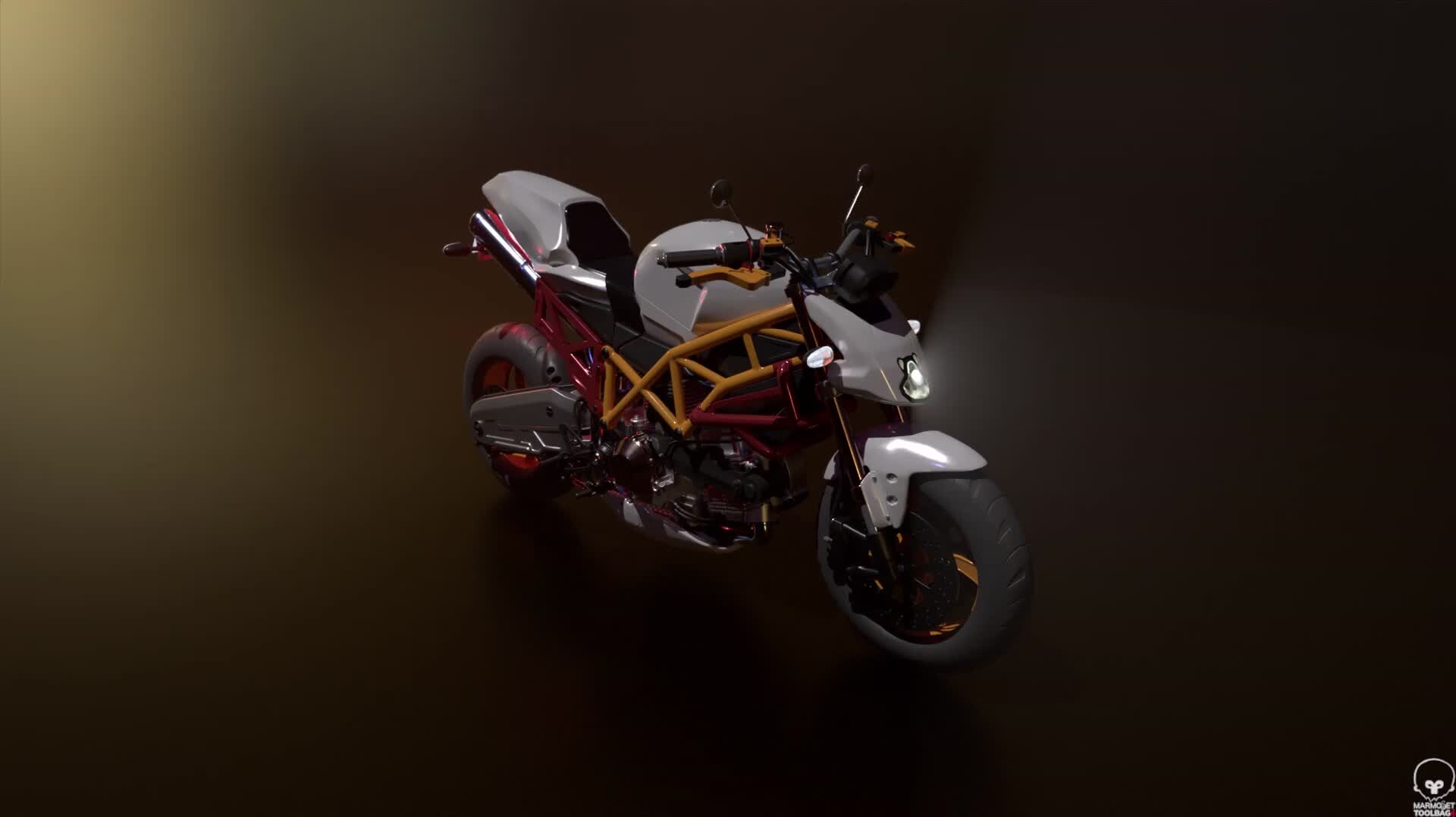 ArtStation - Ducati custom Motorcycle (Blender)