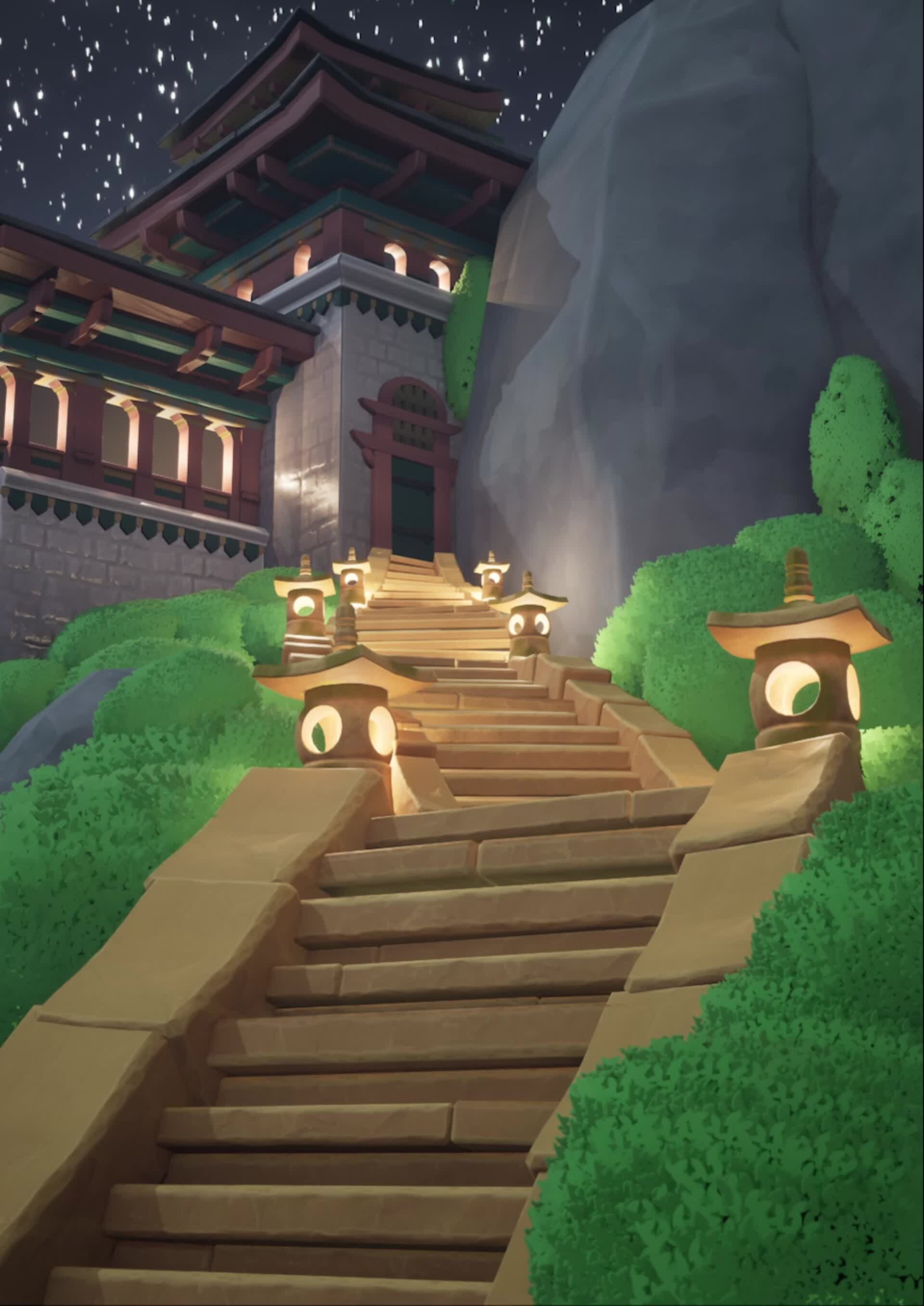 ArtStation - Stylized Monastery