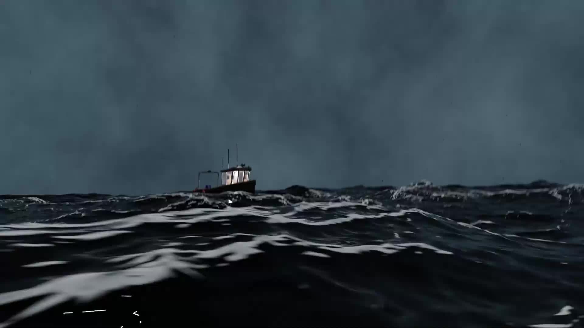 ArtStation - Floating boat animation