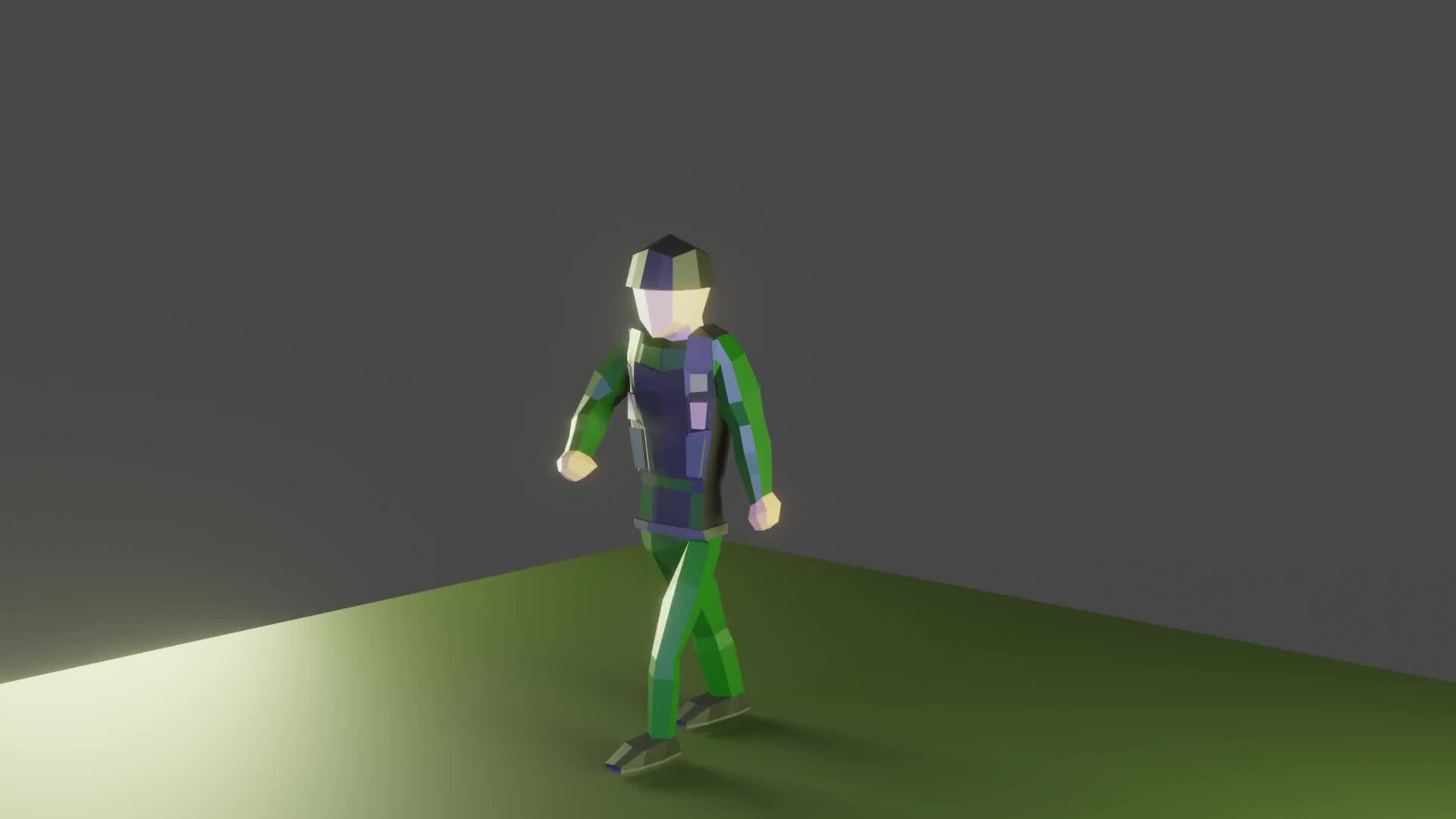 ArtStation - Low Poly Soldier