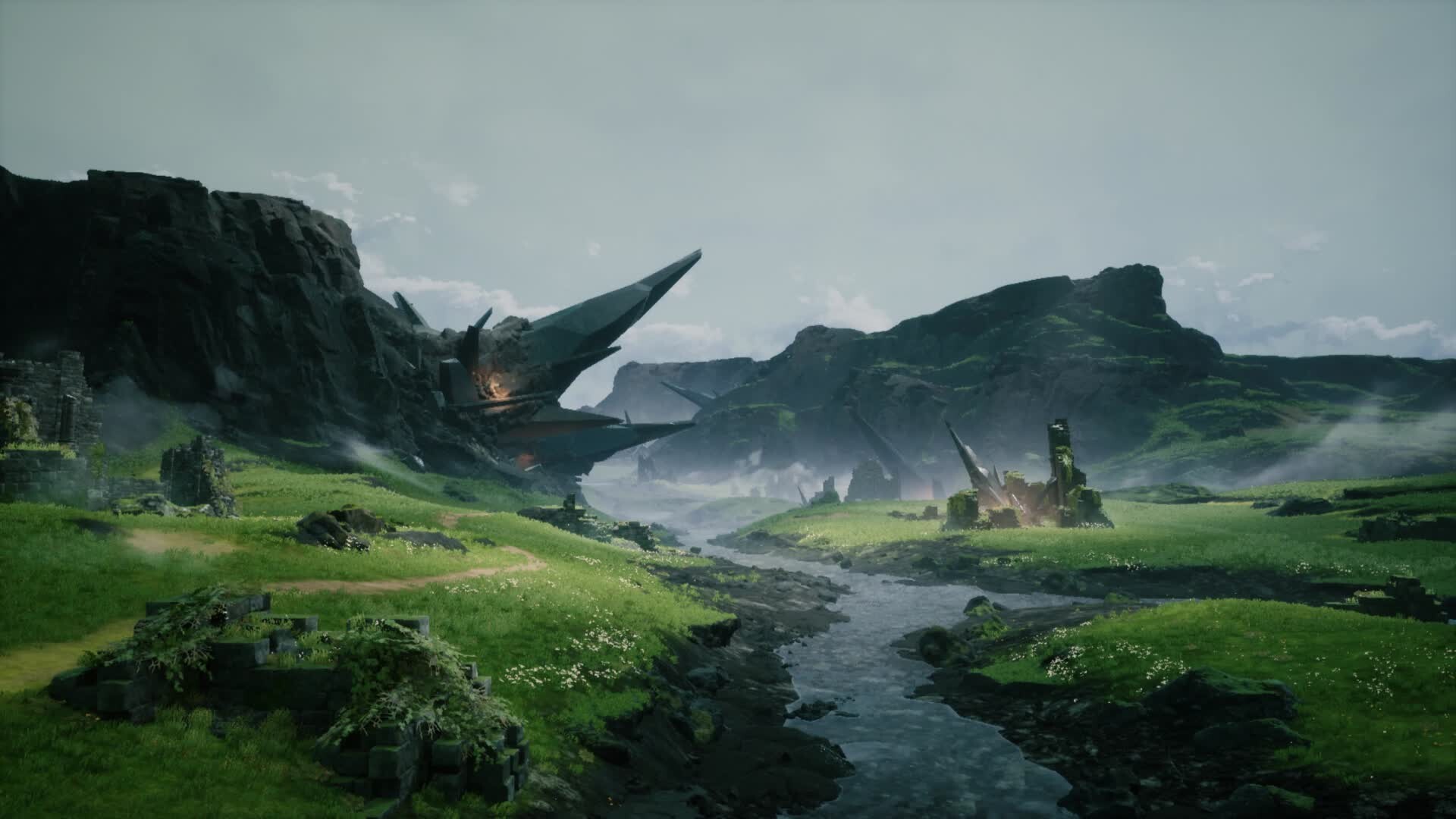 ArtStation - newland after disaster