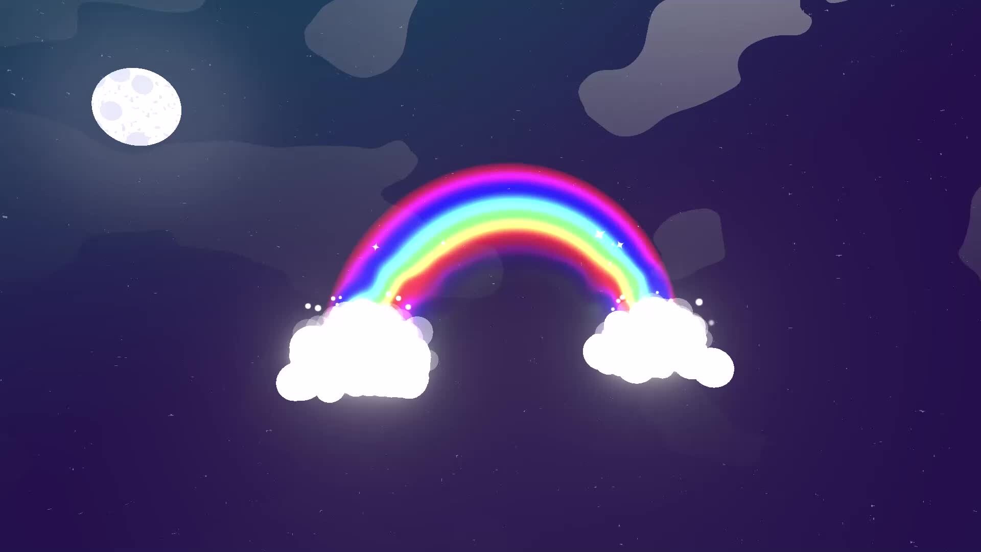 ArtStation - 🌈|Rainbows at night! 🌙