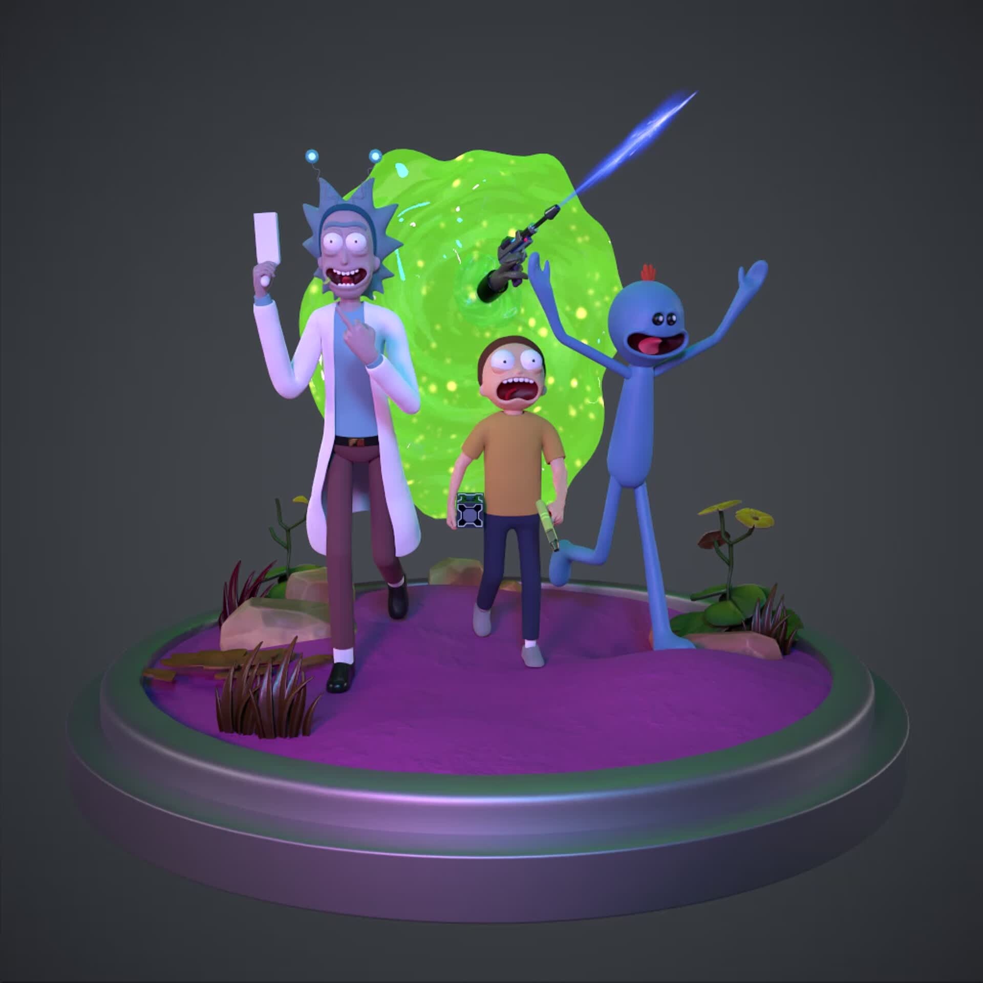ArtStation - Rick and Morty