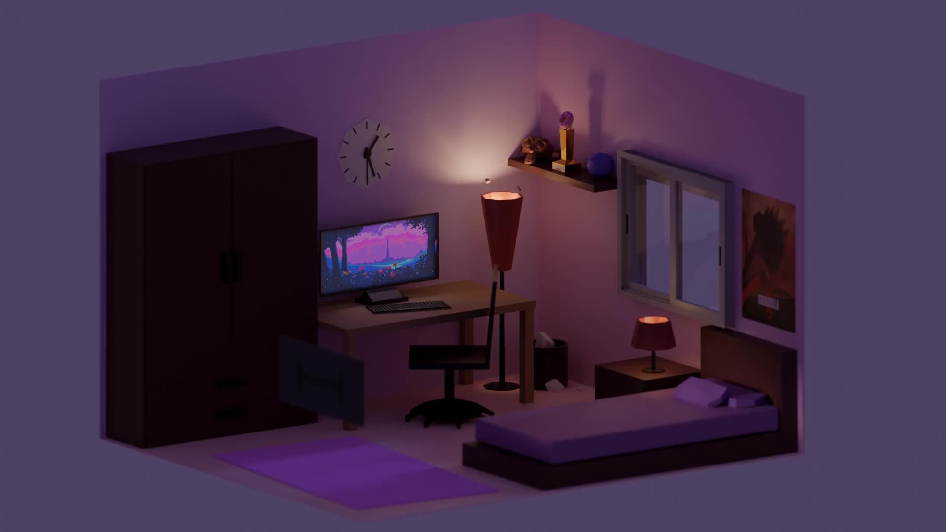 ArtStation - Cubic Room - First Render