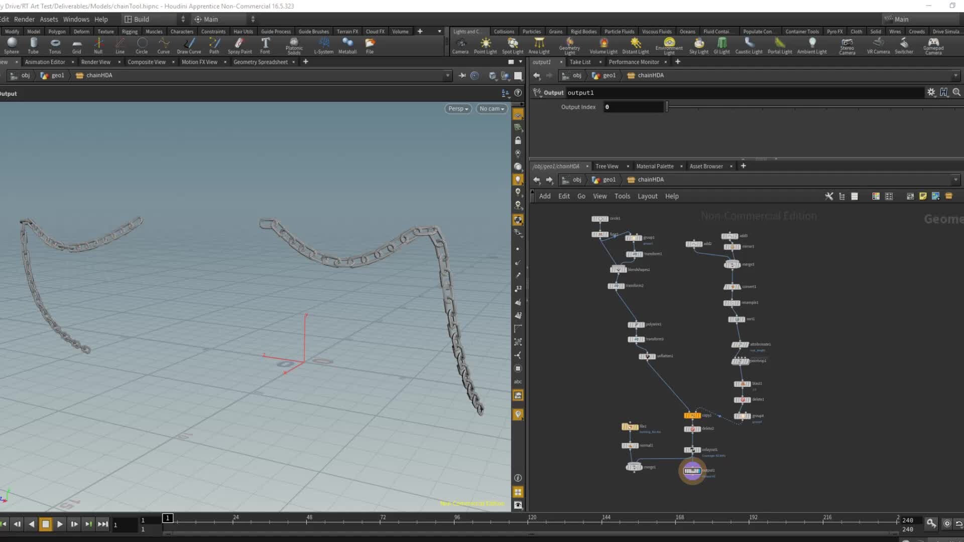 ArtStation - Procedural Chain Tool