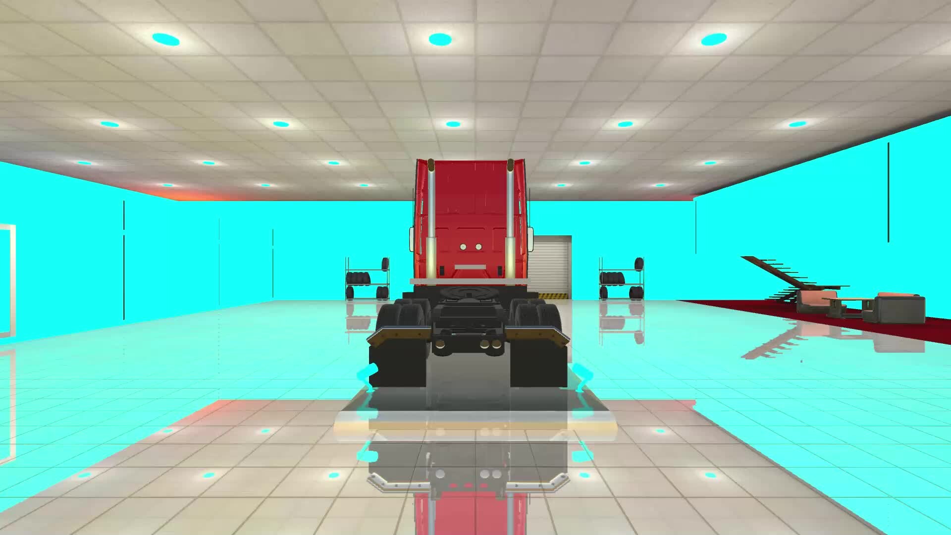 ArtStation - Garage Model, Texturing and Lighting