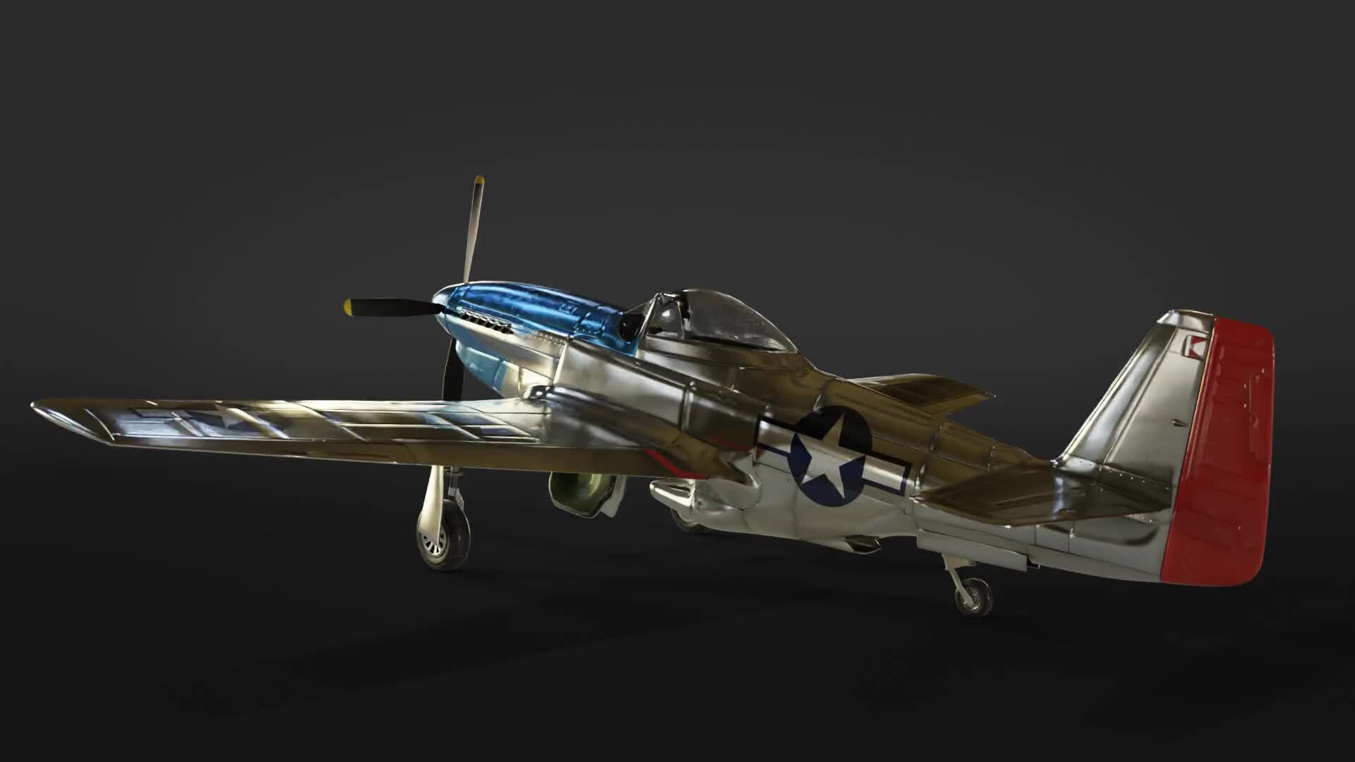 ArtStation - P-51D Mustang Model